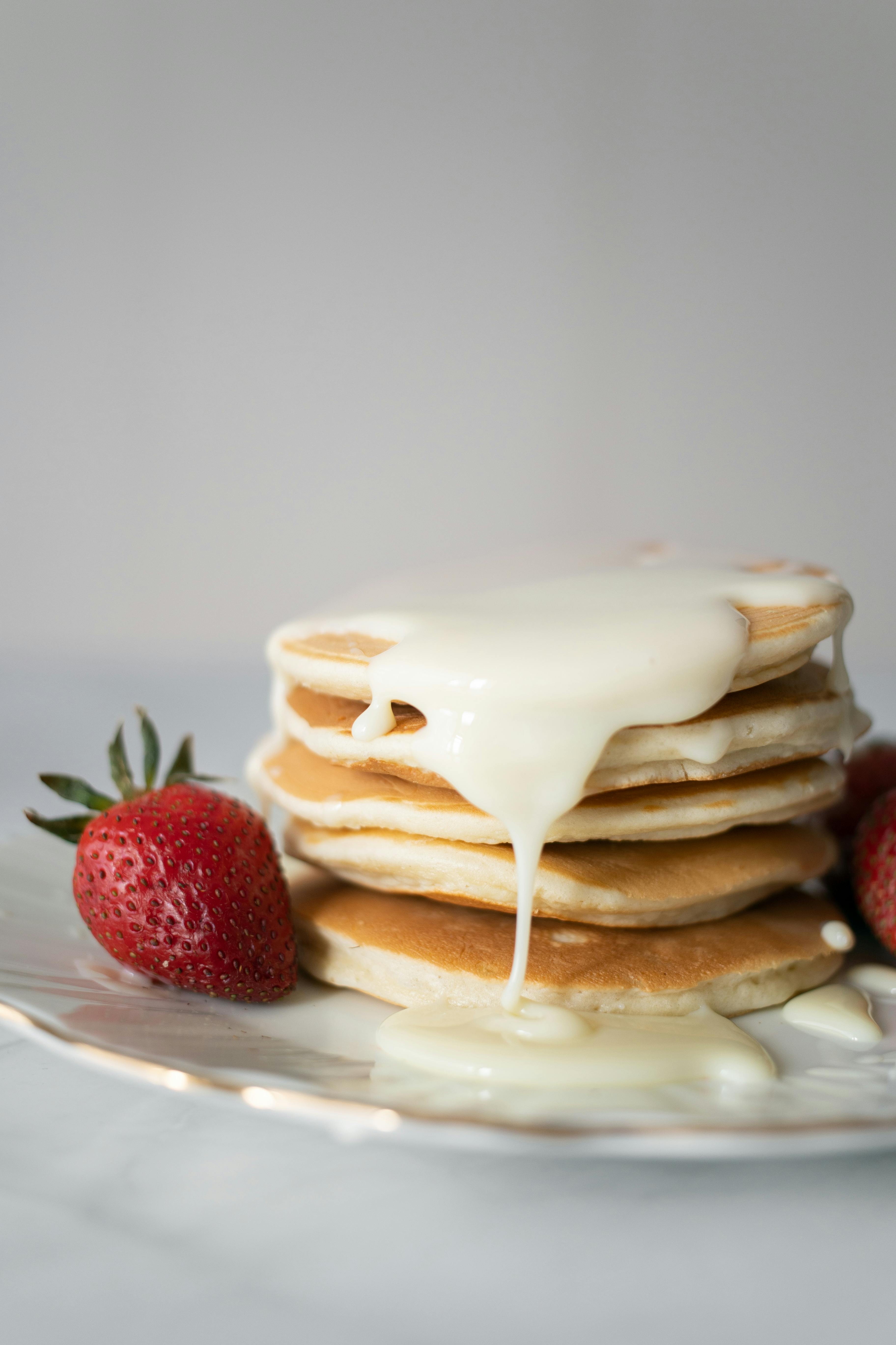 Selective Focus of Pile of Pan Cakes · Free Stock Photo