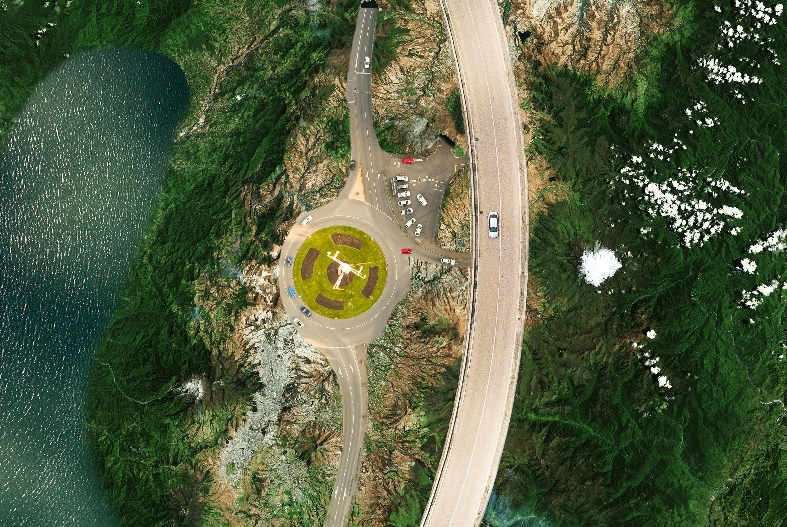 High-angle View of Highway · Free Stock Photo