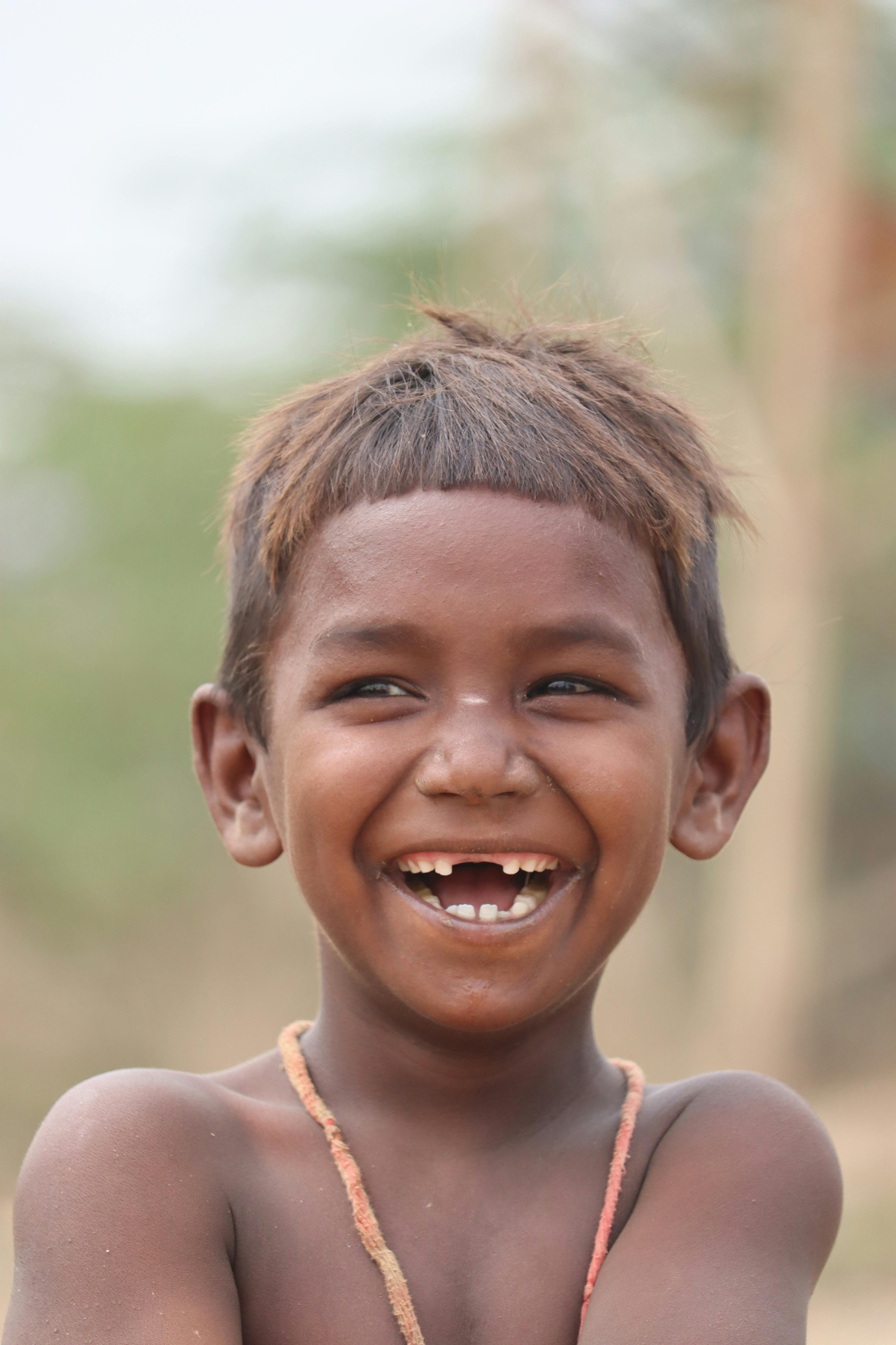 Close-up Photo of Happy Kid · Free Stock Photo
