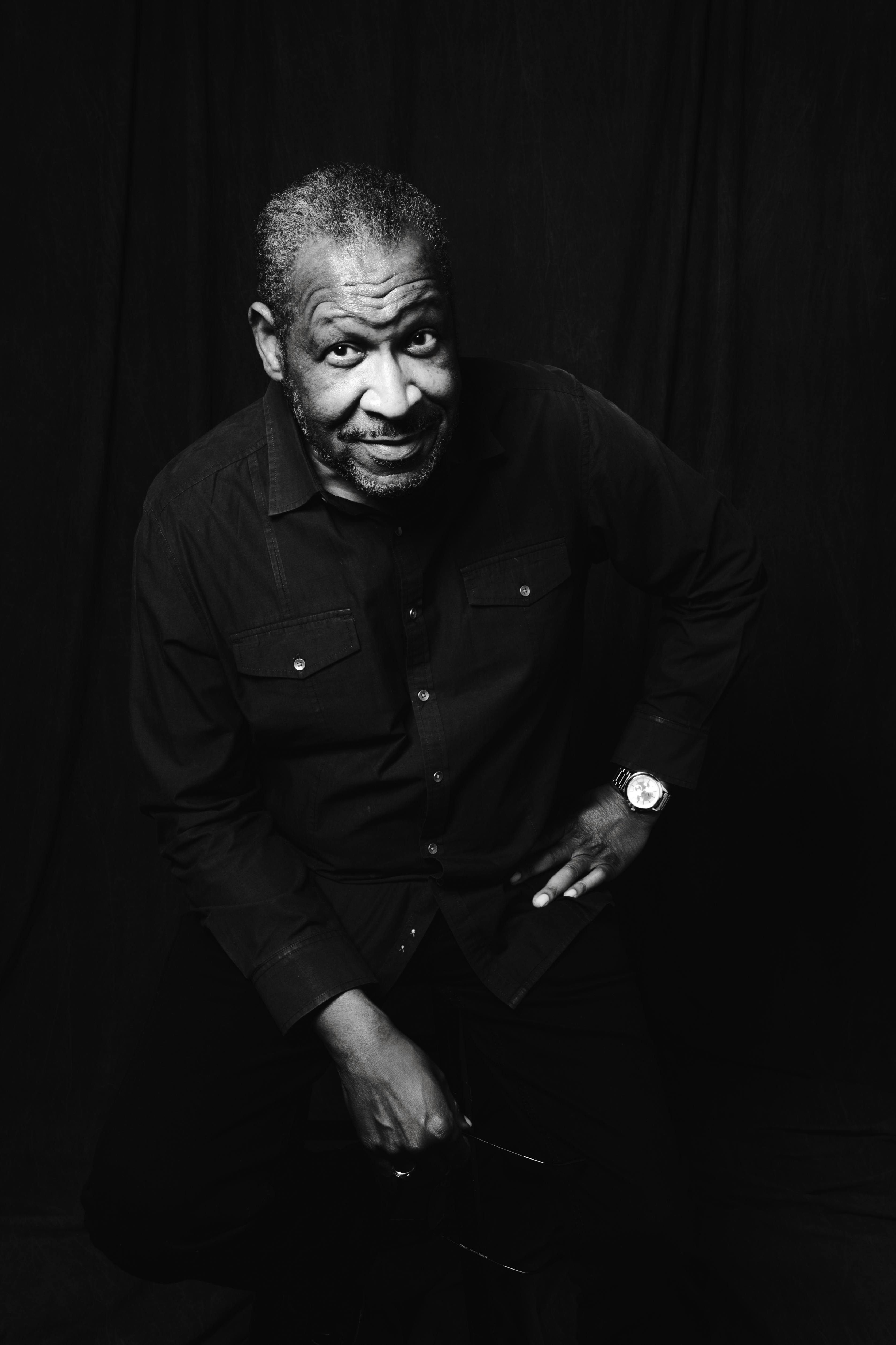 Grayscale Photo of a Man Wearing His Denim Clothes · Free Stock Photo