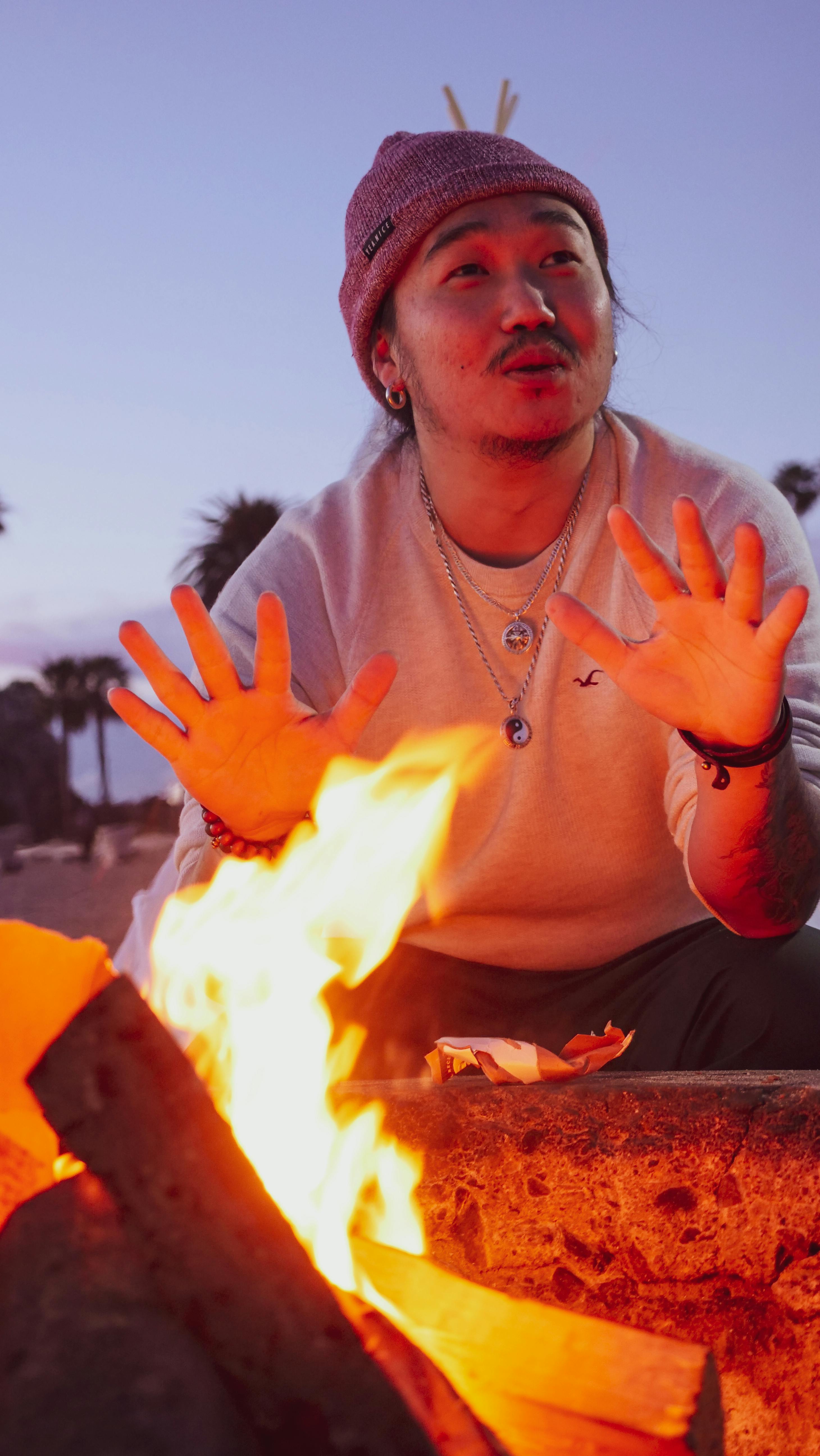 Person Making Fire with Lighter · Free Stock Photo