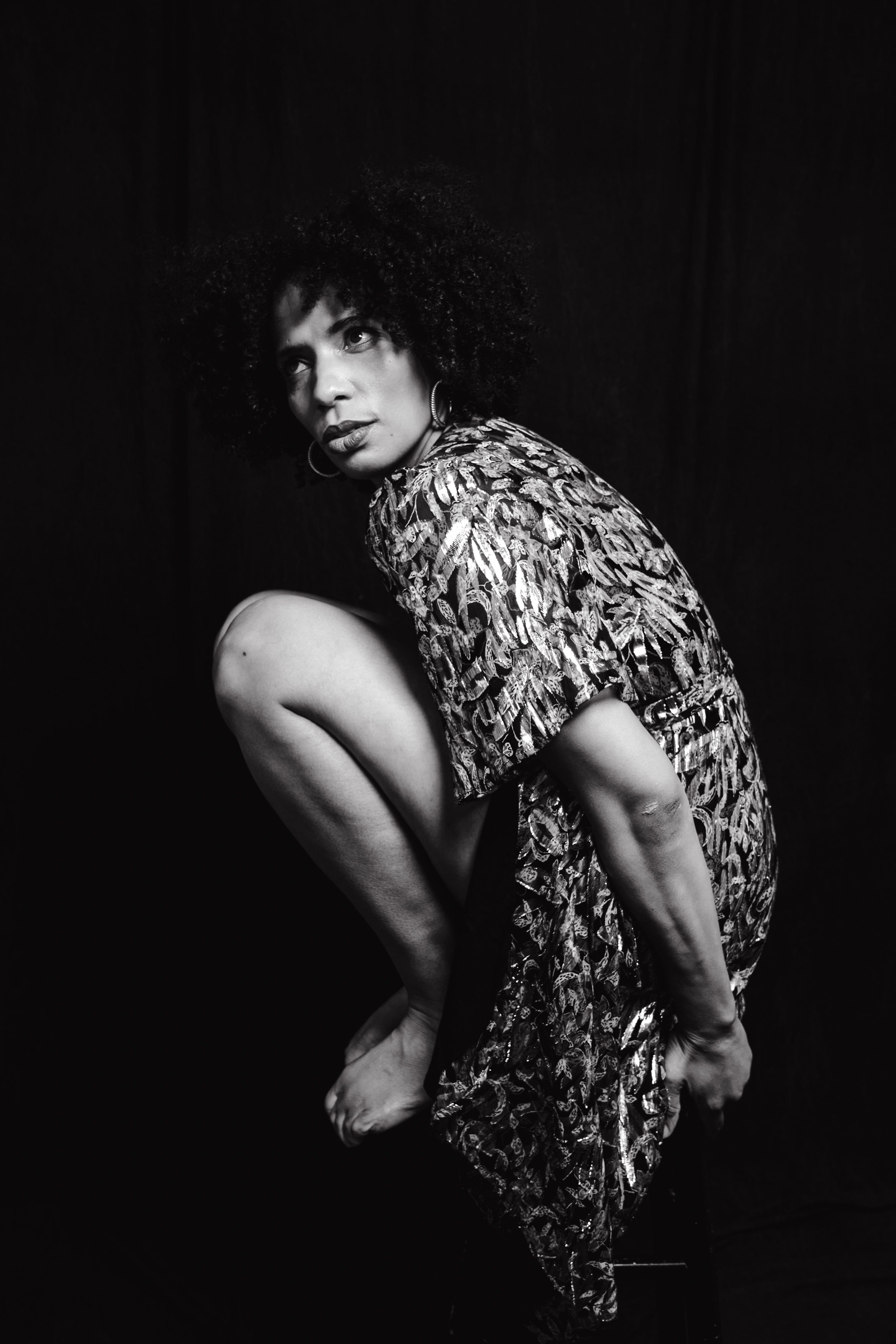 Model with Afro Hairstyle · Free Stock Photo