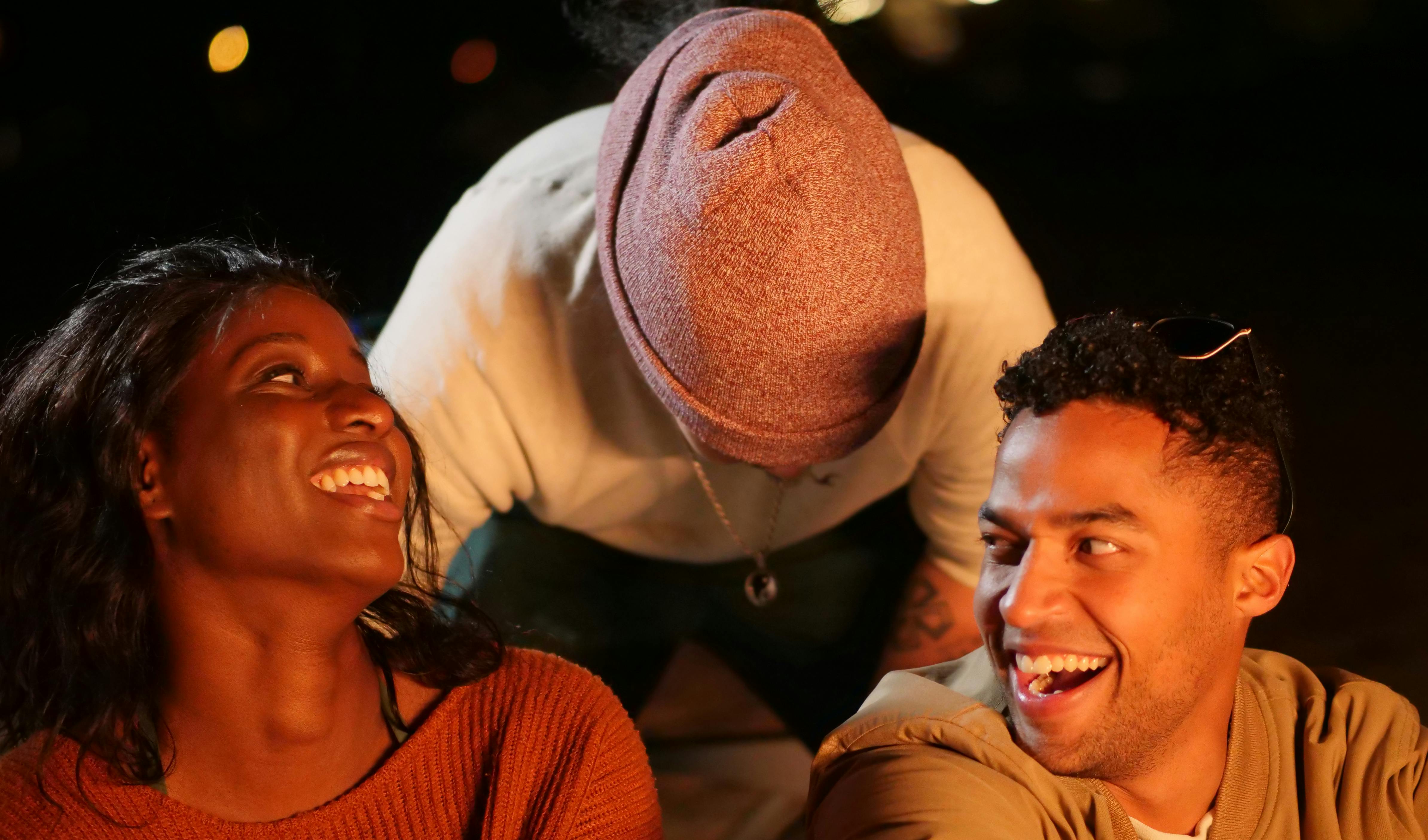 Group of Friends Sitting on Lifeguard Post · Free Stock Photo