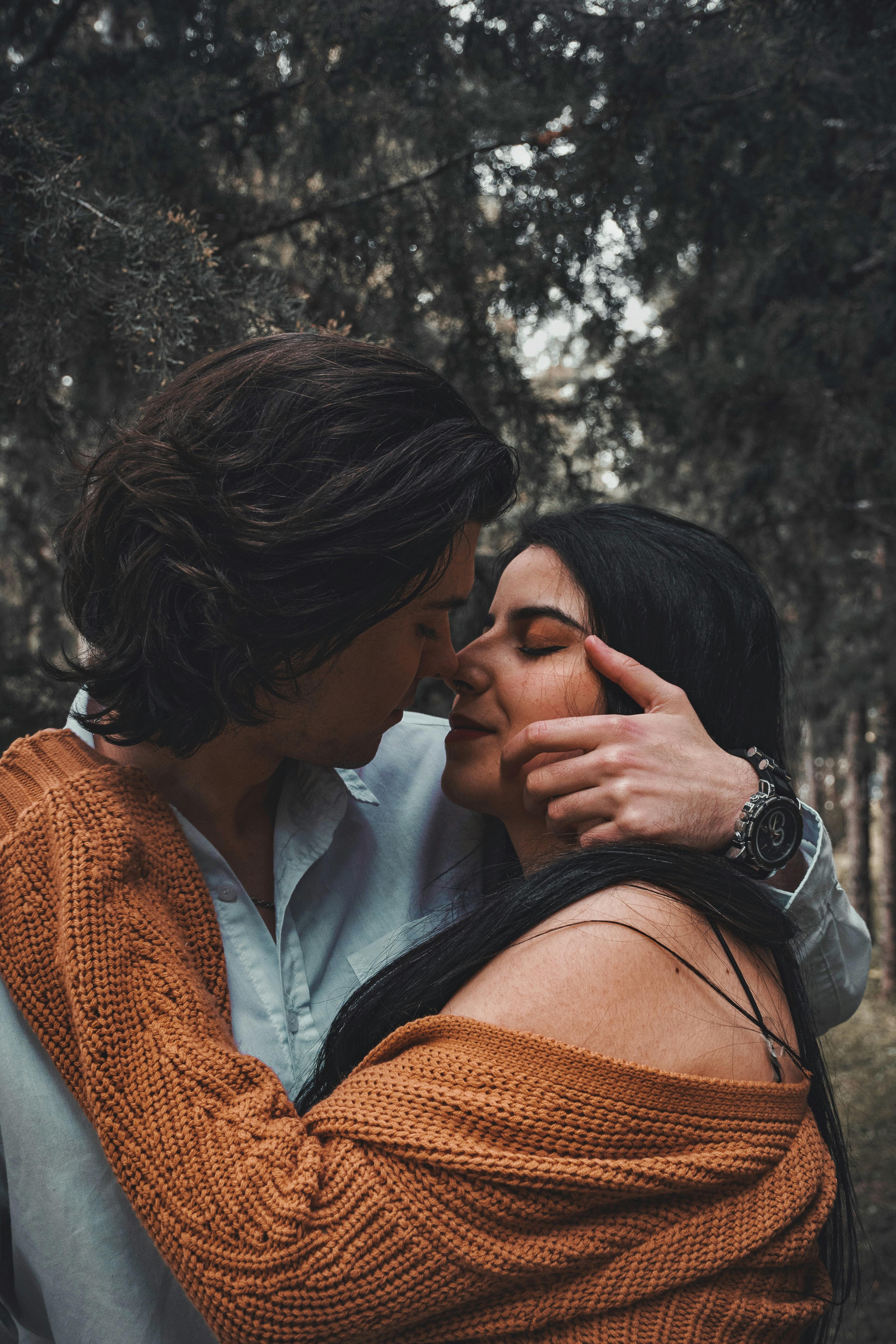 Sweet Couple Hugging · Free Stock Photo