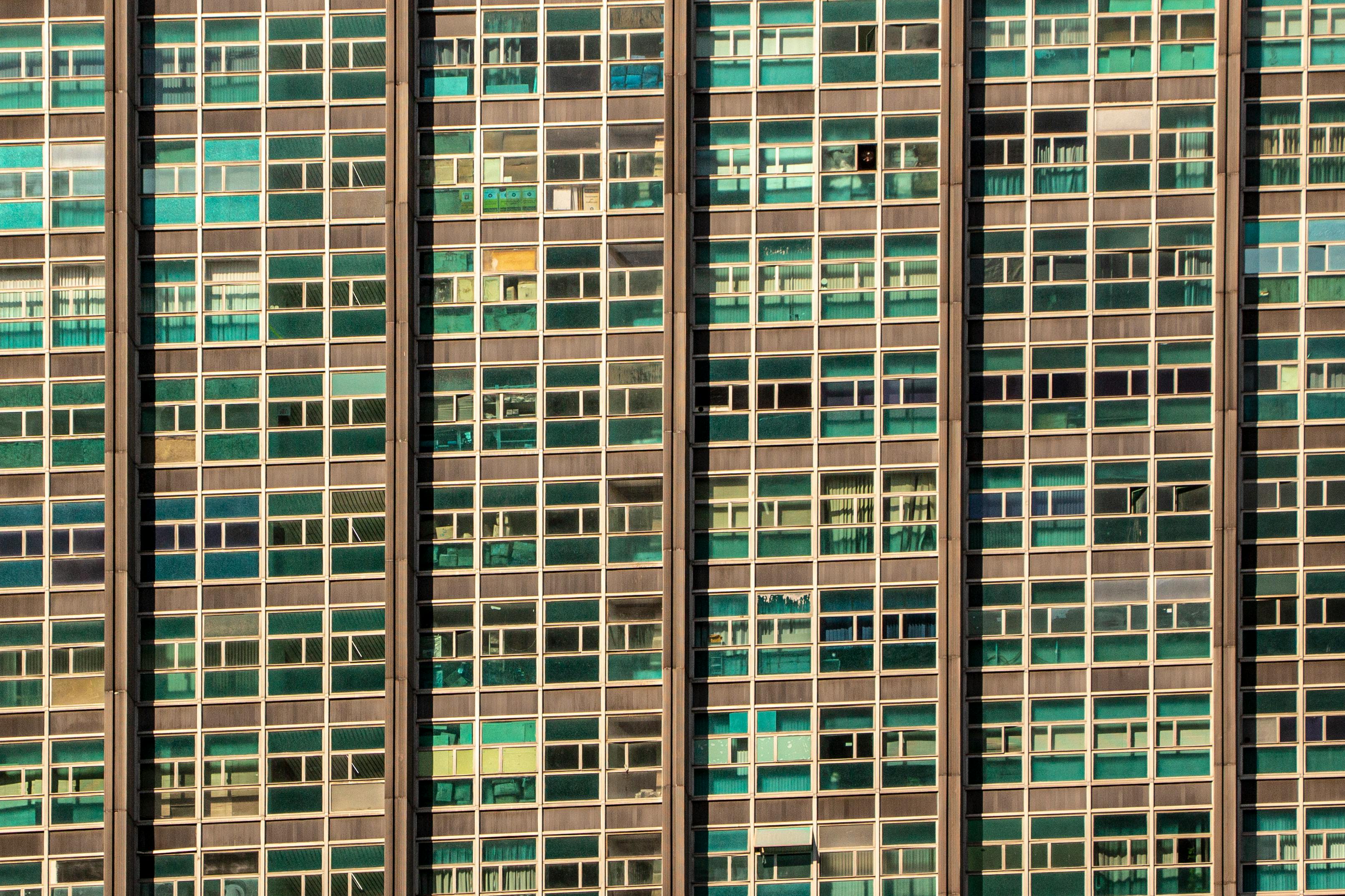 Photo of a Building's Exterior with Glass Windows · Free Stock Photo