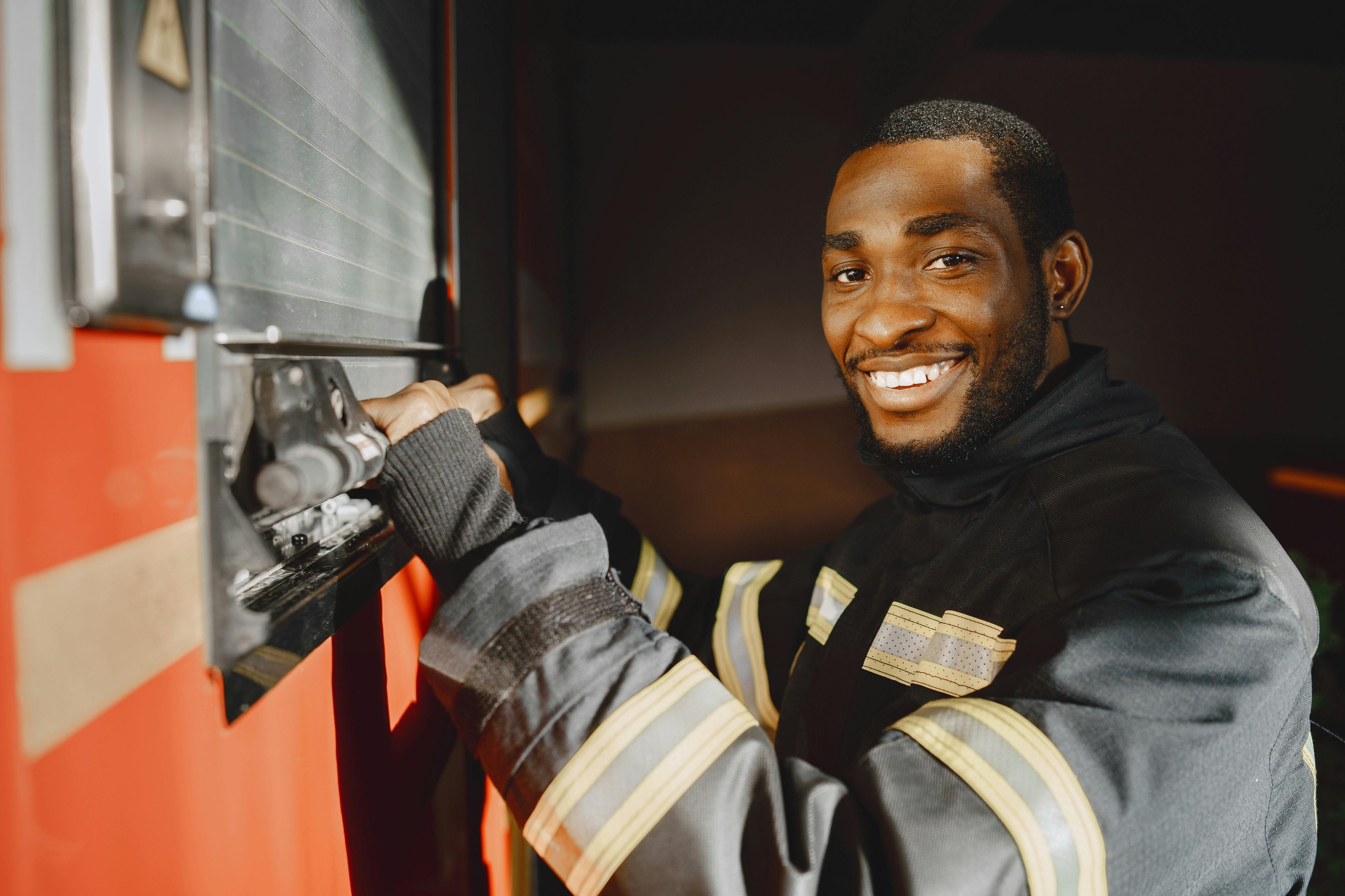 Close-up Photo of a Professional Fireman · Free Stock Photo