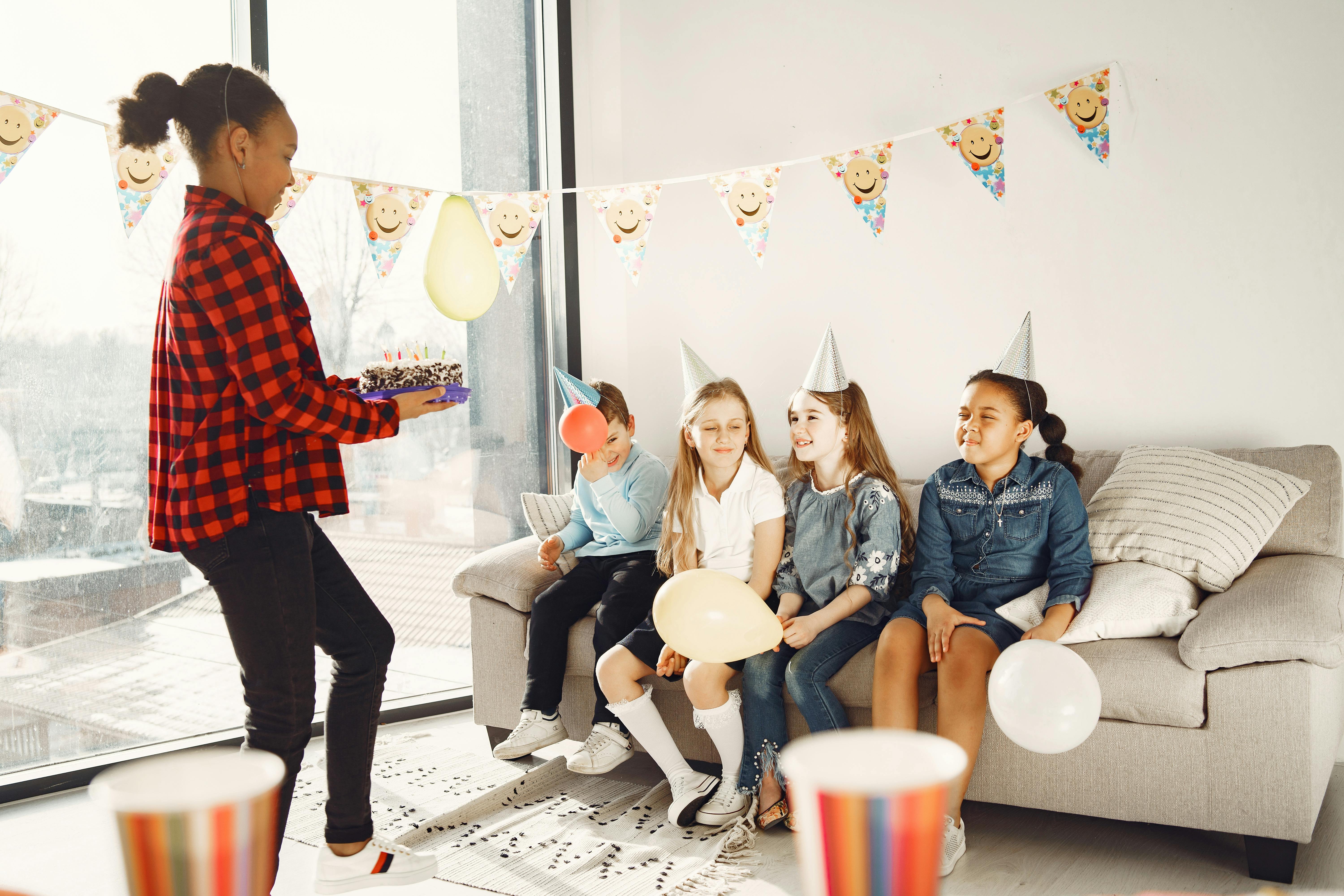 Children celebrating a Birthday · Free Stock Photo