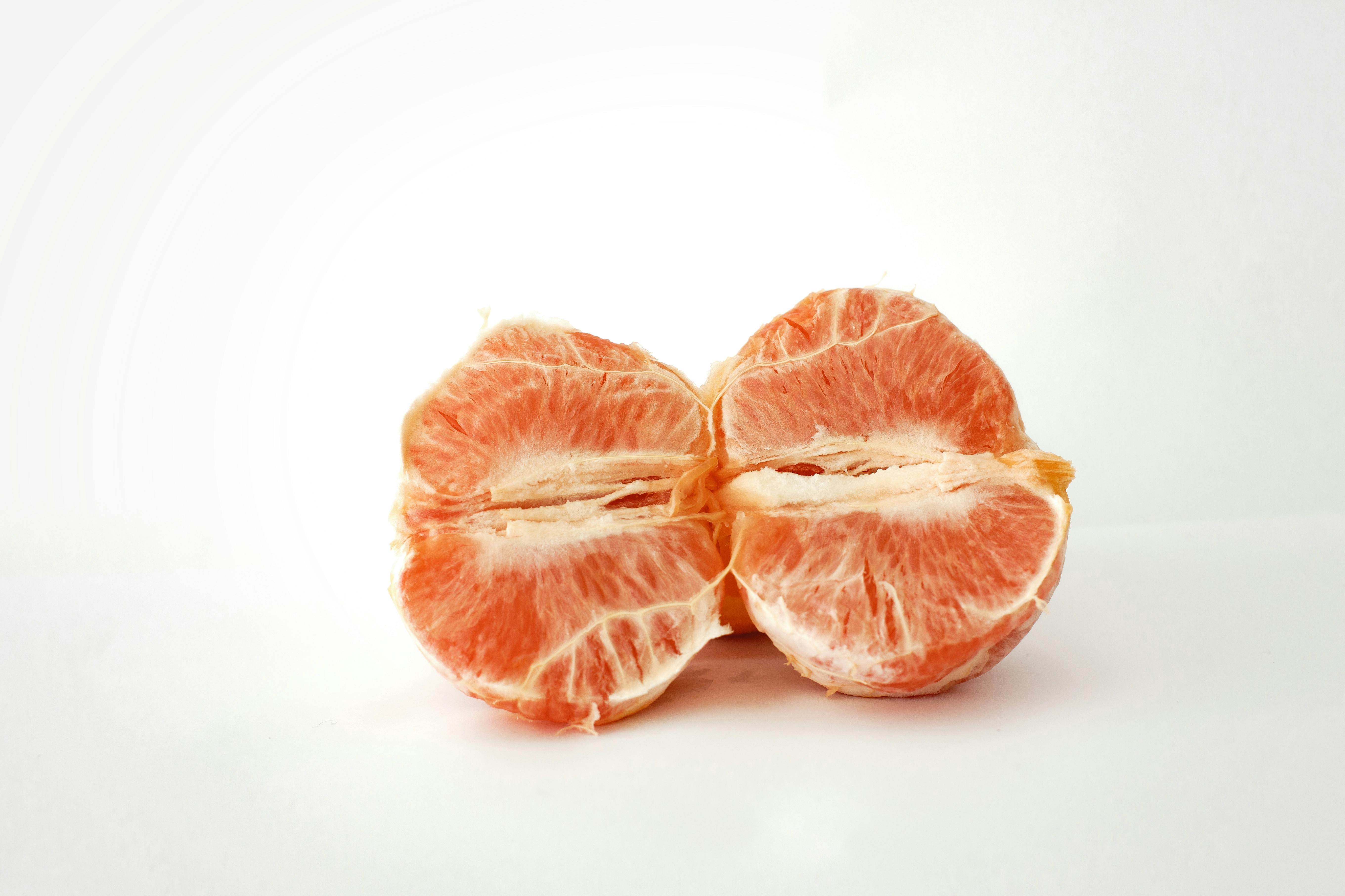 Close-up Photo of Deskinned Grapefruit · Free Stock Photo