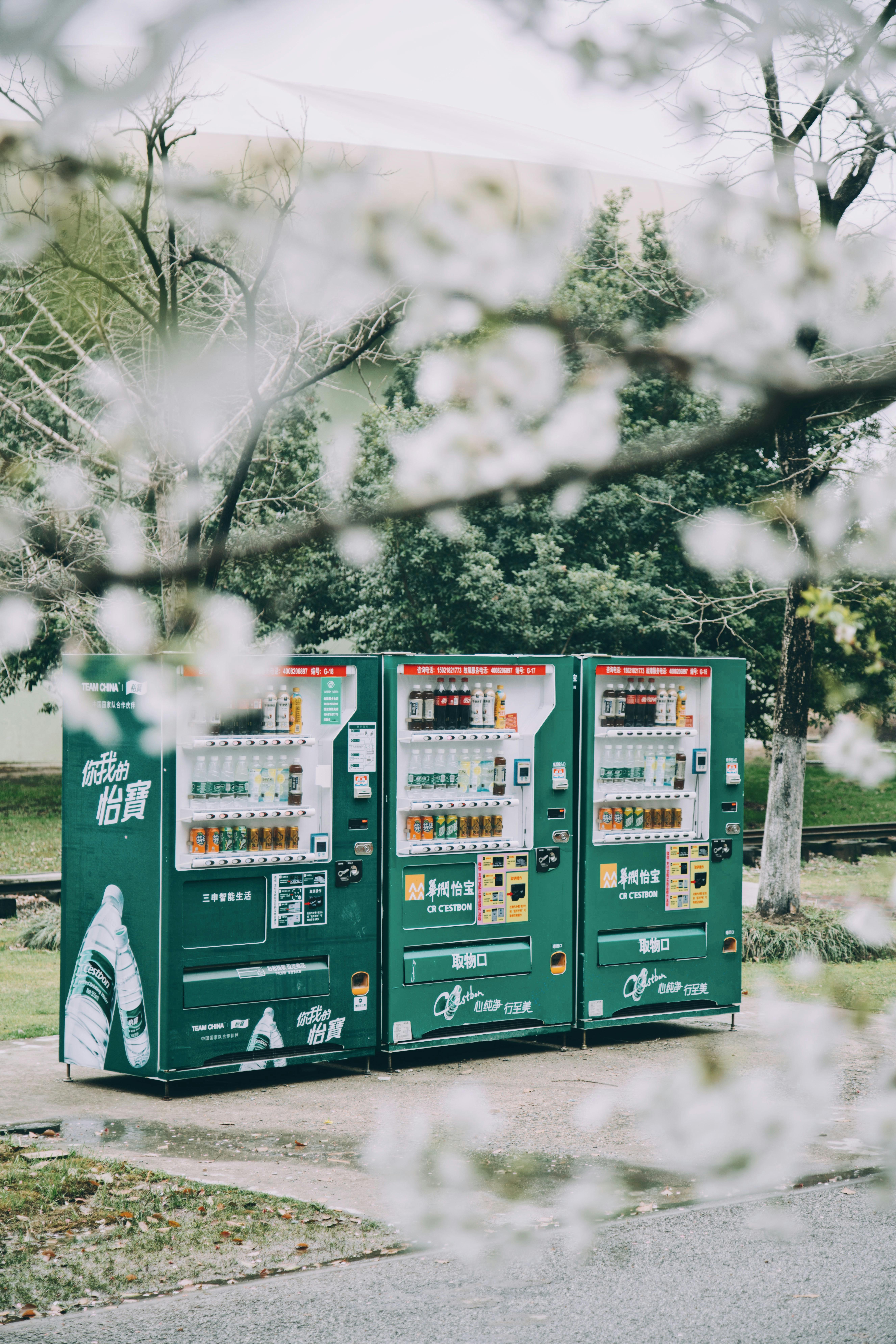 A Vending Machine in the Park · Free Stock Photo