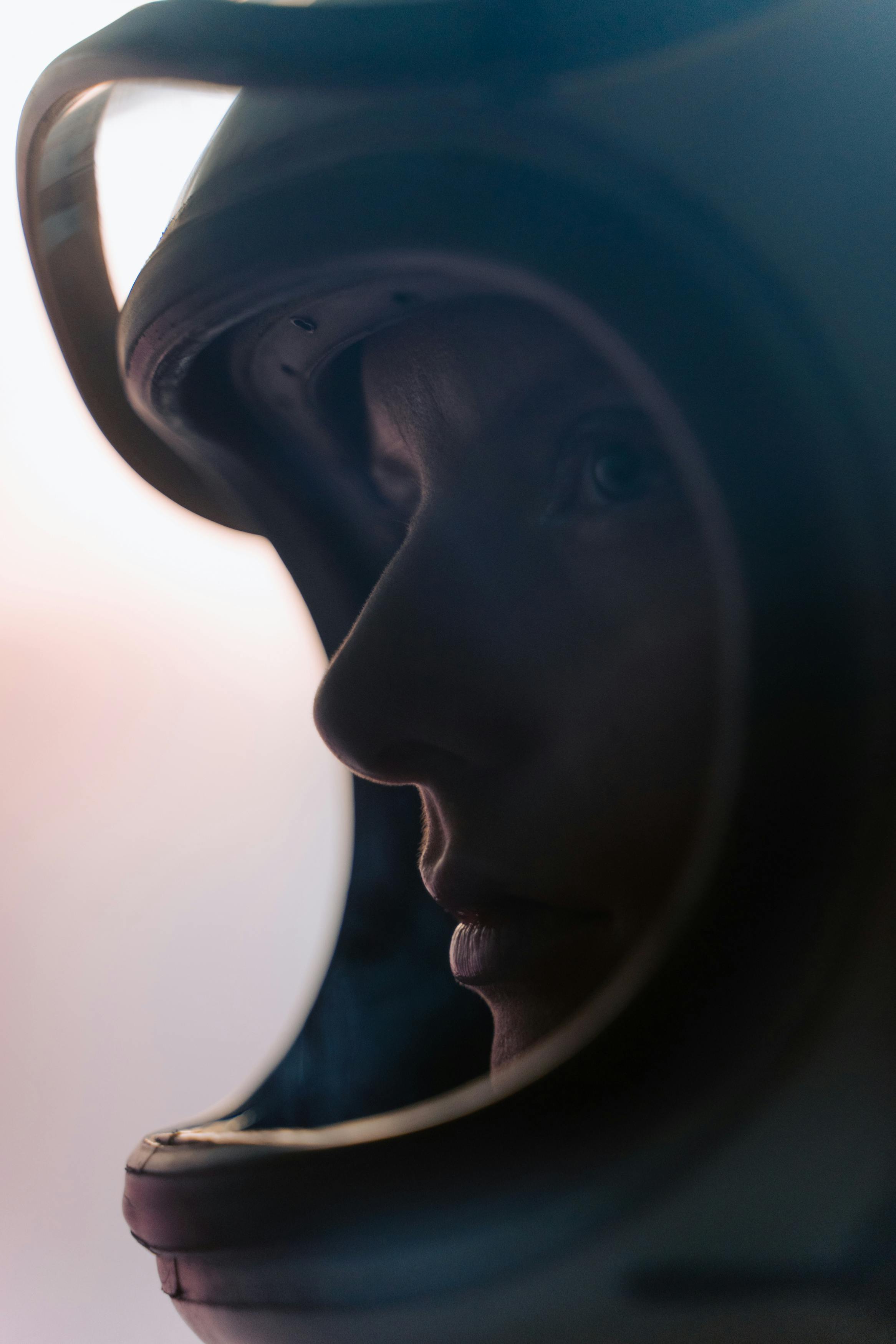 Close Up Photo of Woman in Astronaut Suit · Free Stock Photo