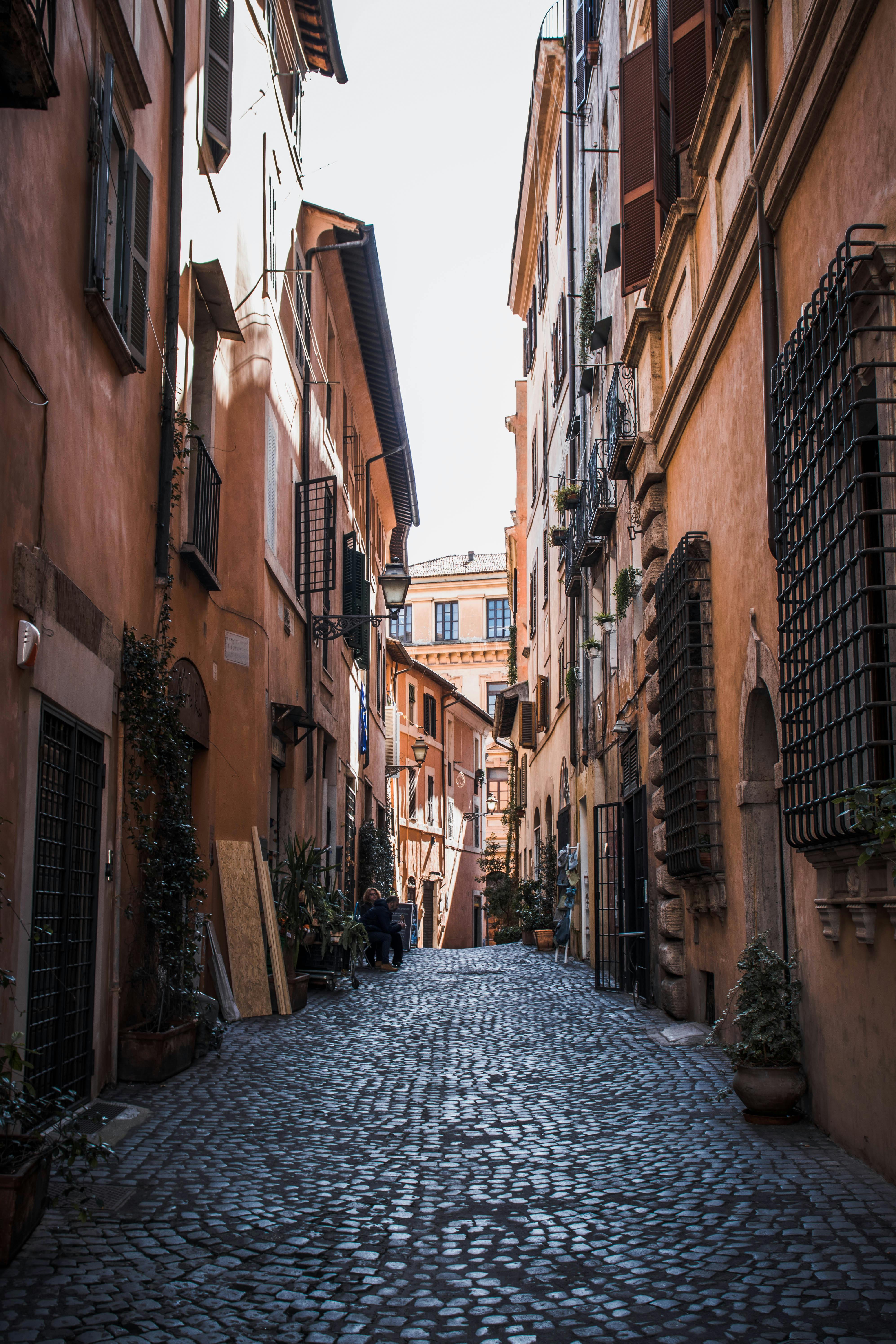 Cobblestone Pathway in the Alley Way of an Old Town · Free Stock Photo
