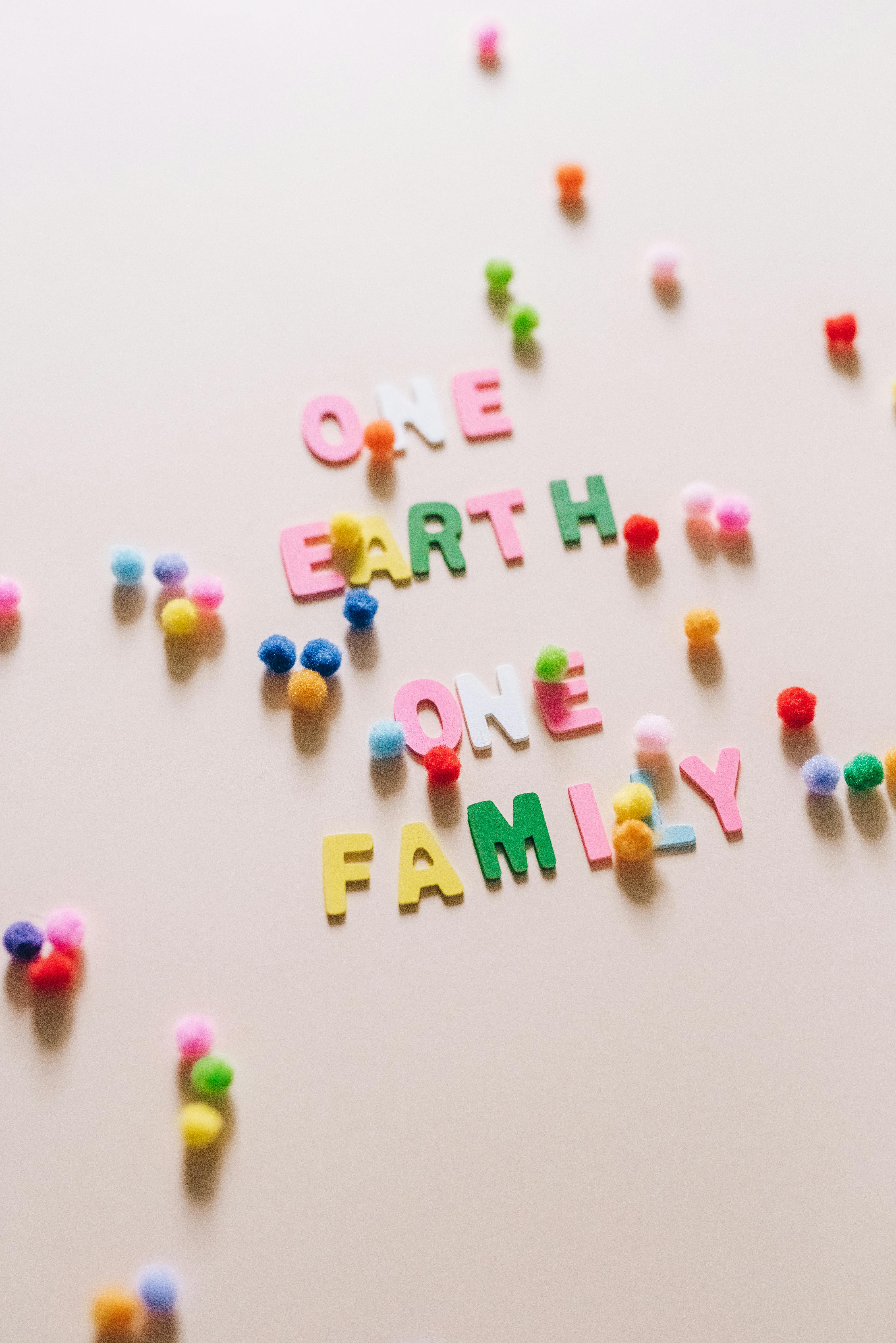 A Save Earth Message in Colorful Letters · Free Stock Photo