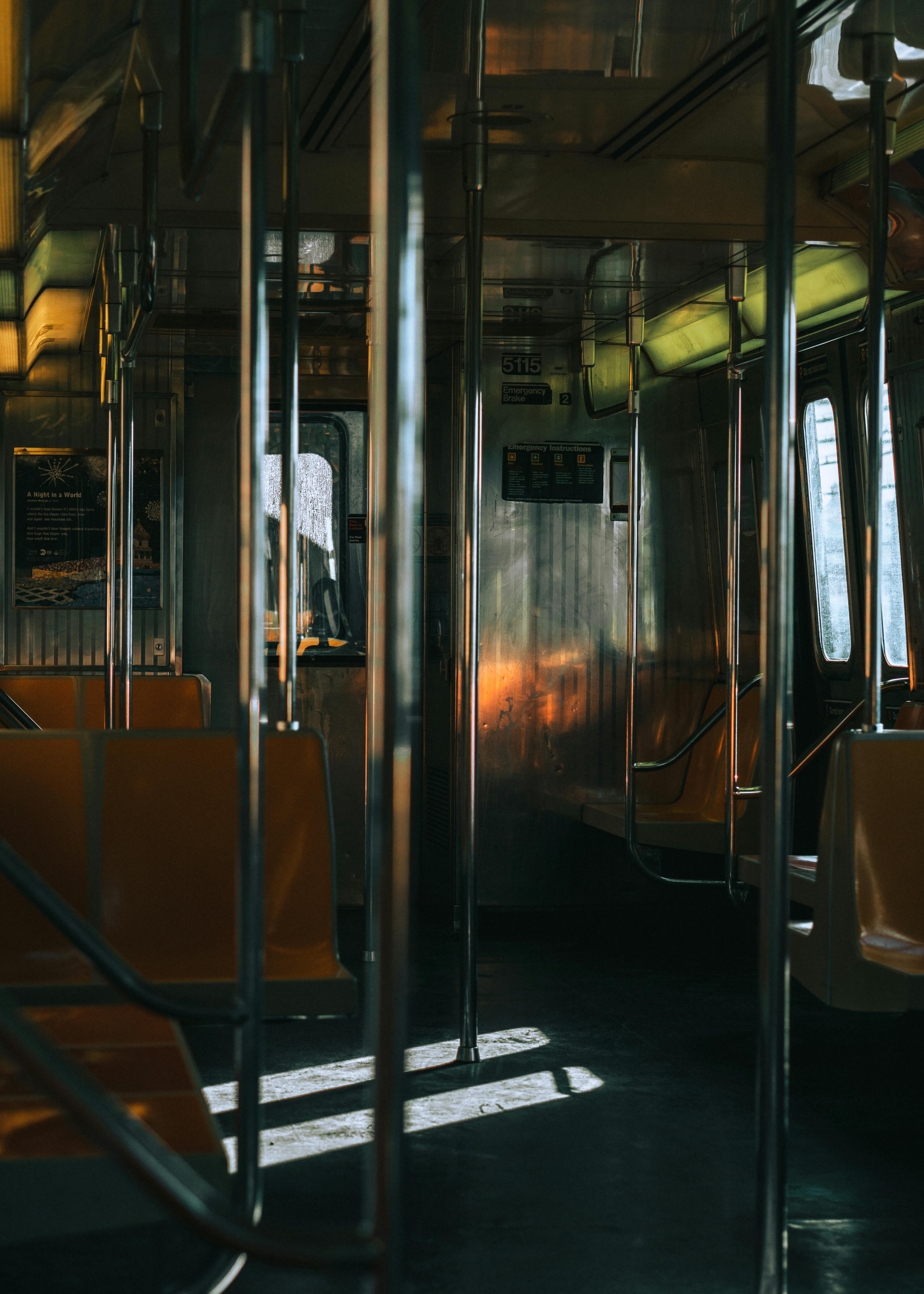 Empty Train Seats · Free Stock Photo