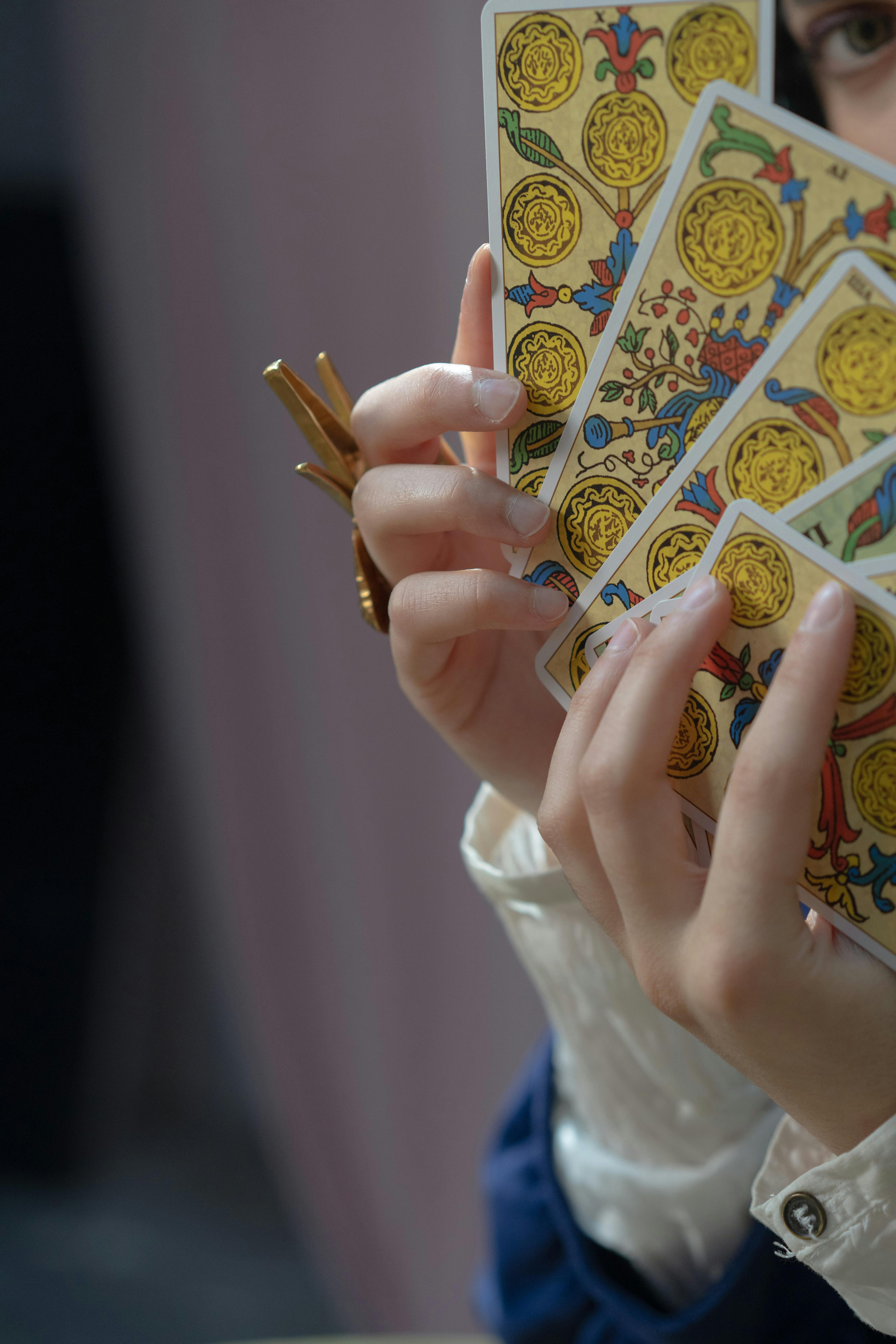 Crop soothsayer predicting fate with magic ball at home · Free Stock Photo