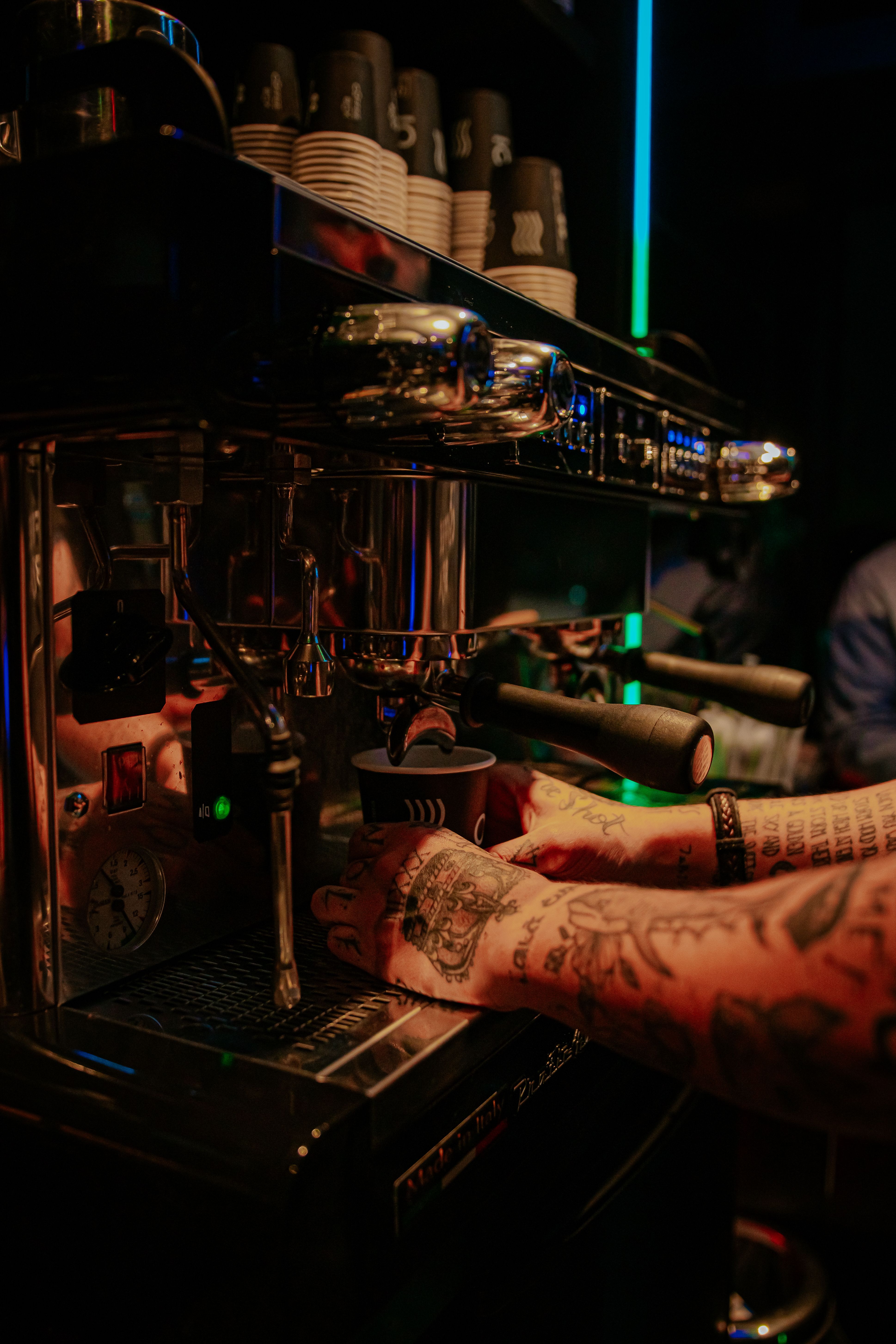 Barista Making Coffee in a Restaurant · Free Stock Photo