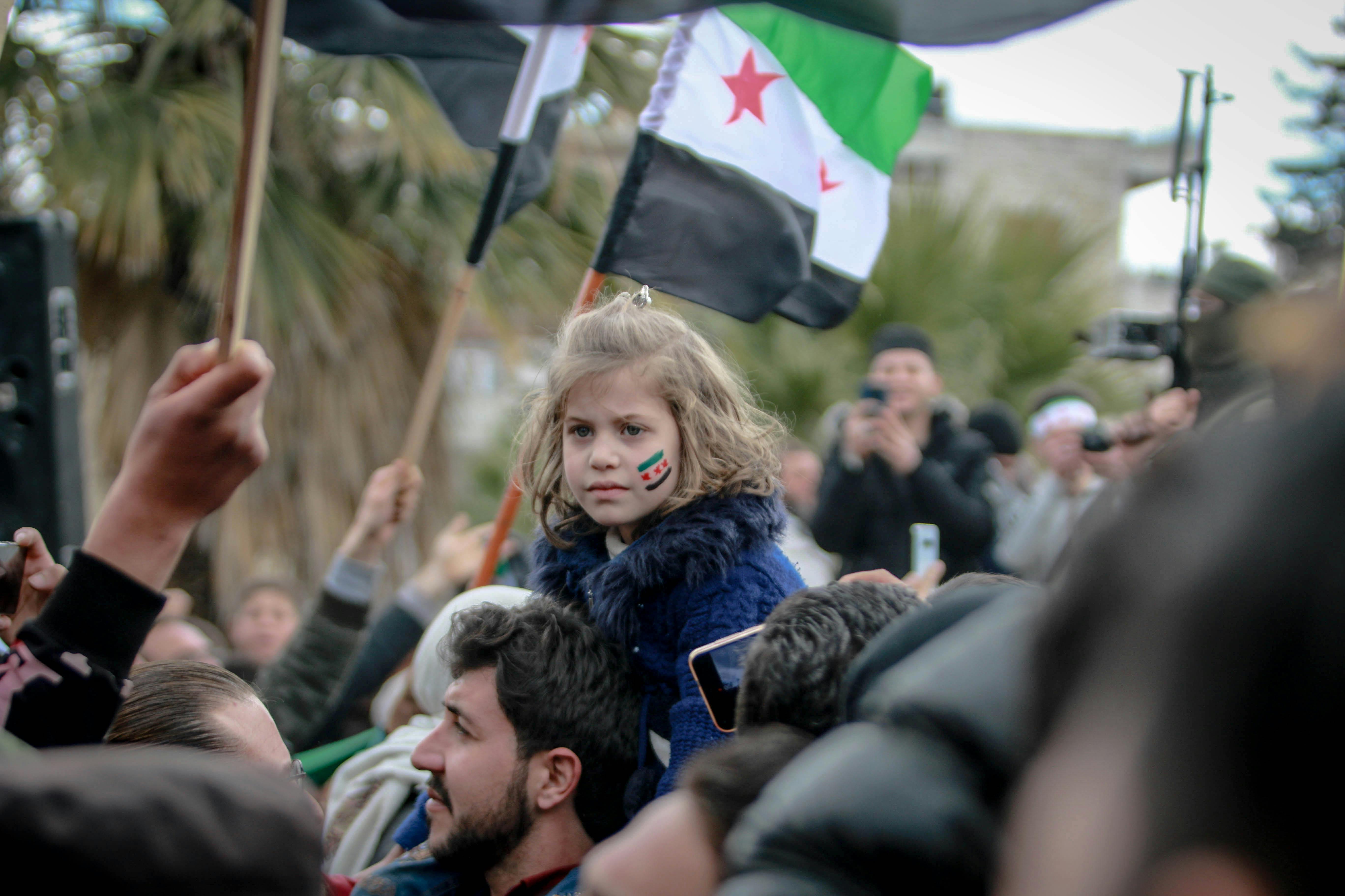 A Girl in a Protest · Free Stock Photo