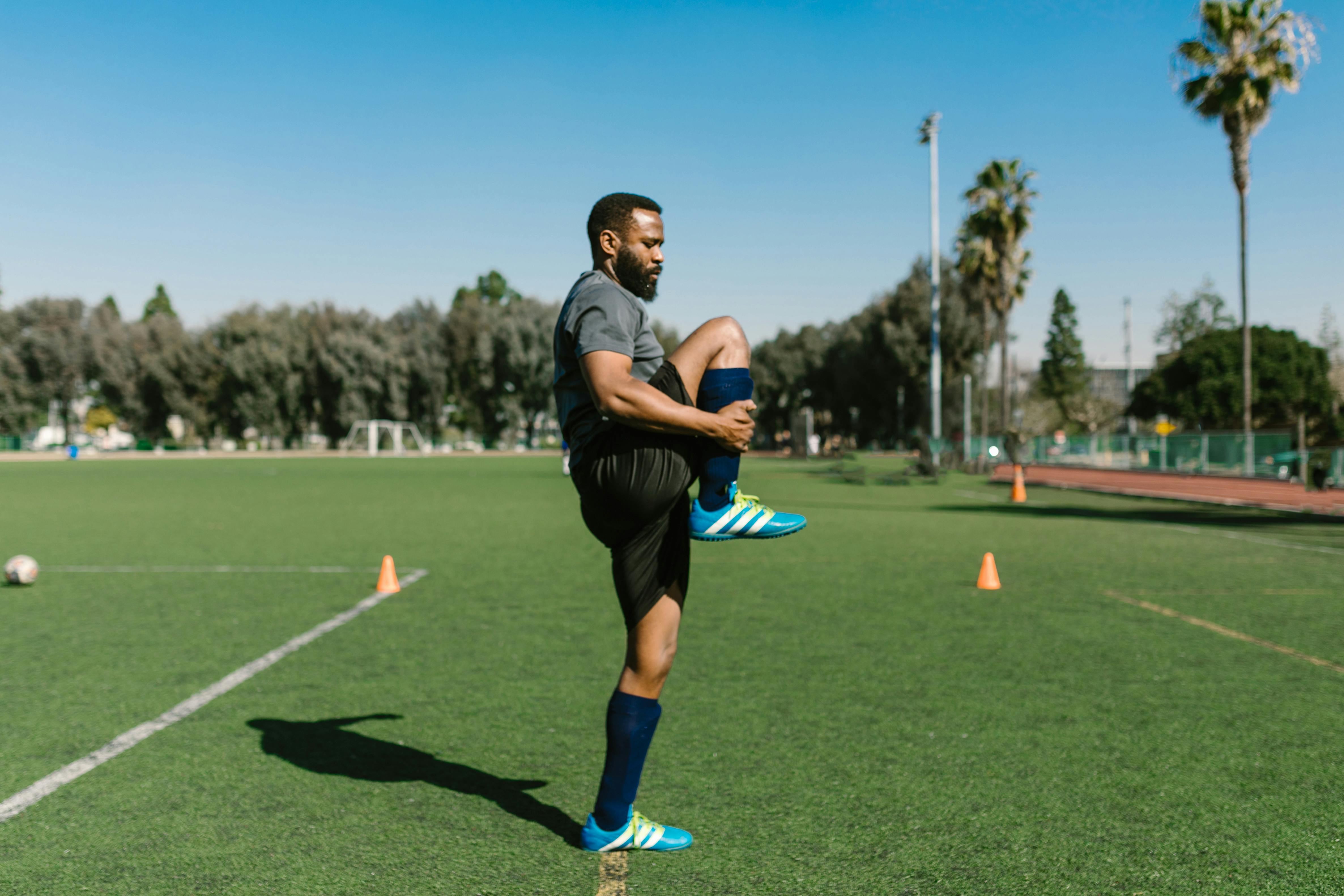 Football Stretches Photos, Download Free Football Stretches Stock ...