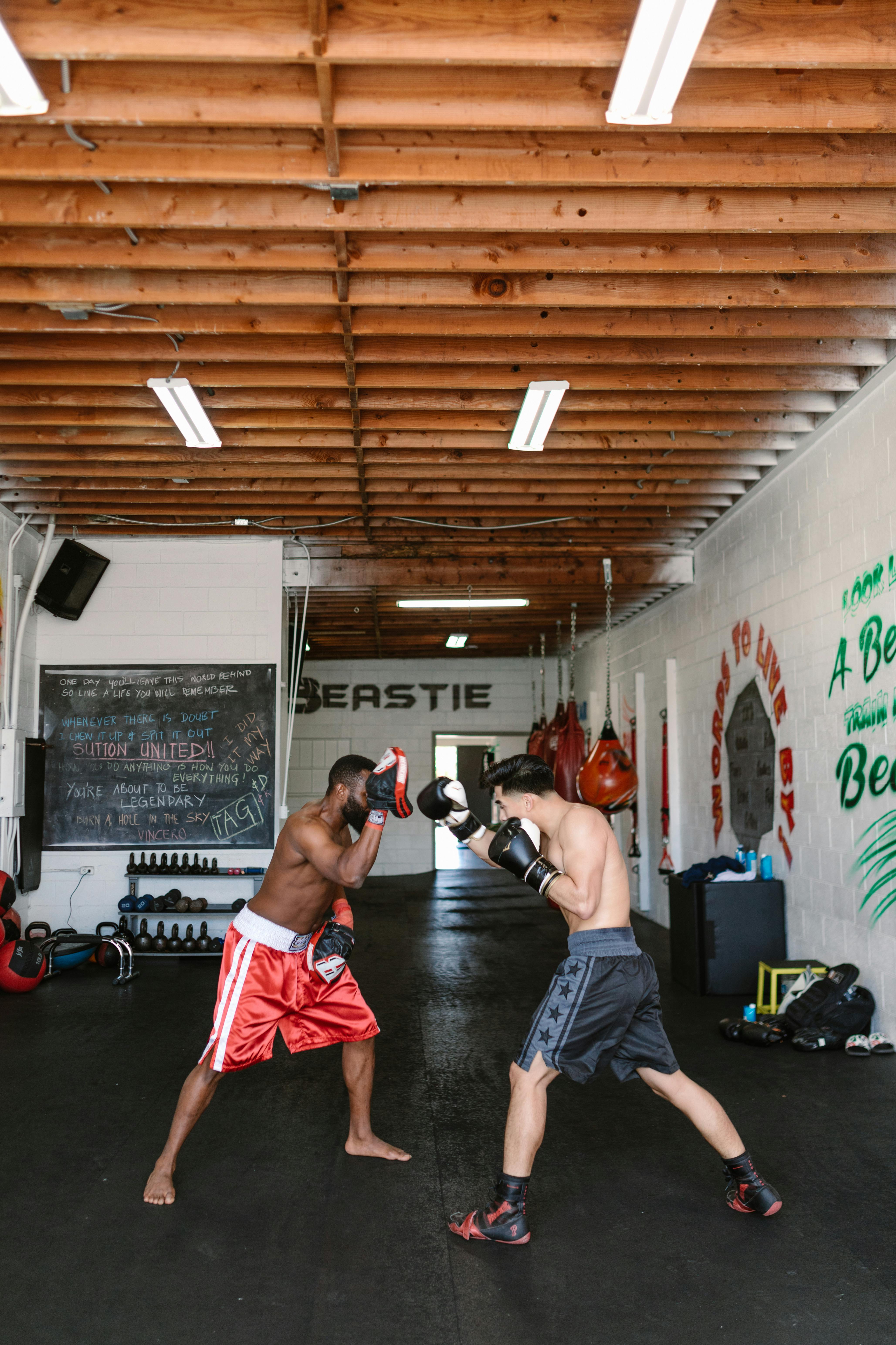 Shirtless Men Doing Boxing · Free Stock Photo