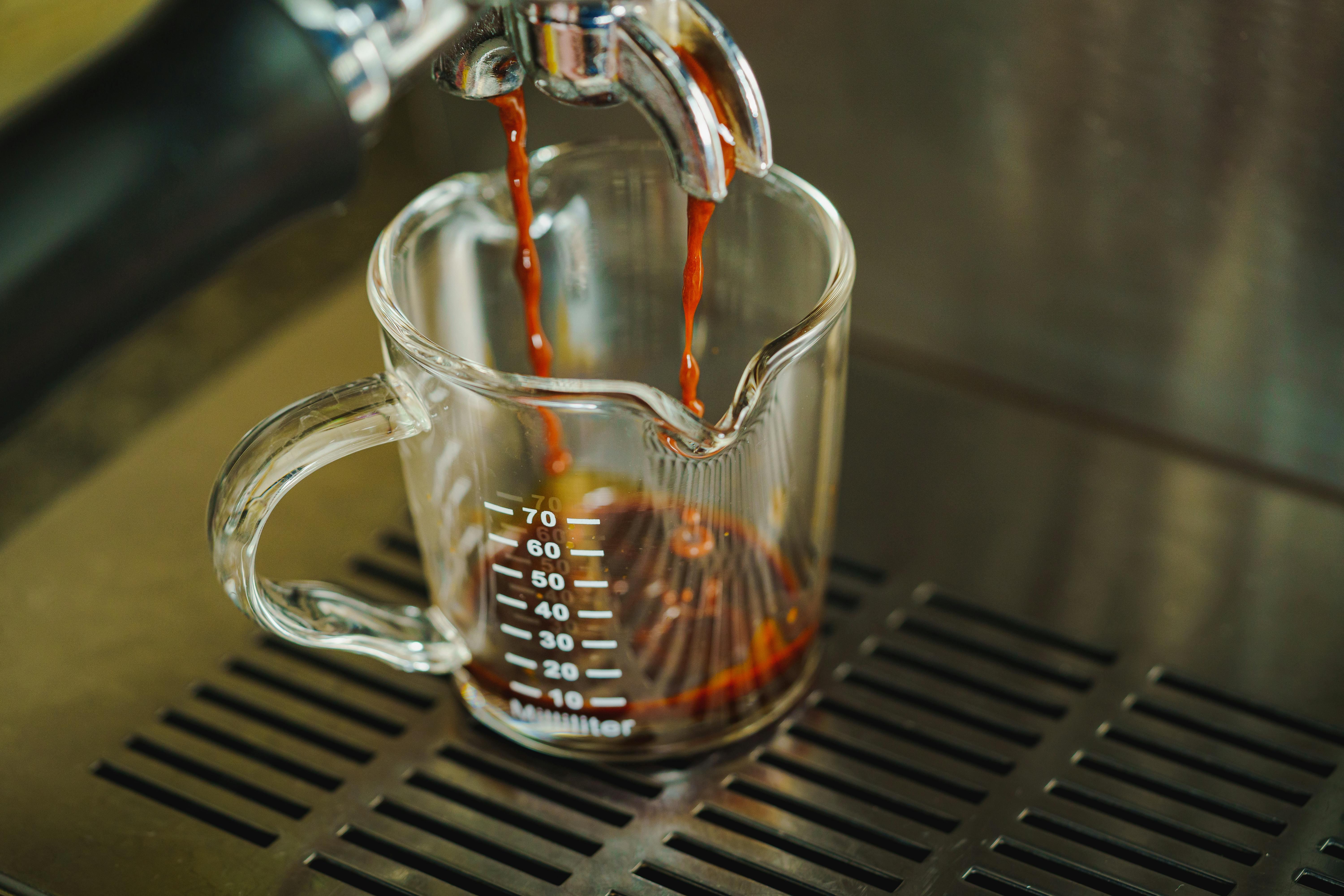 Coffee Maker with a Glass · Free Stock Photo
