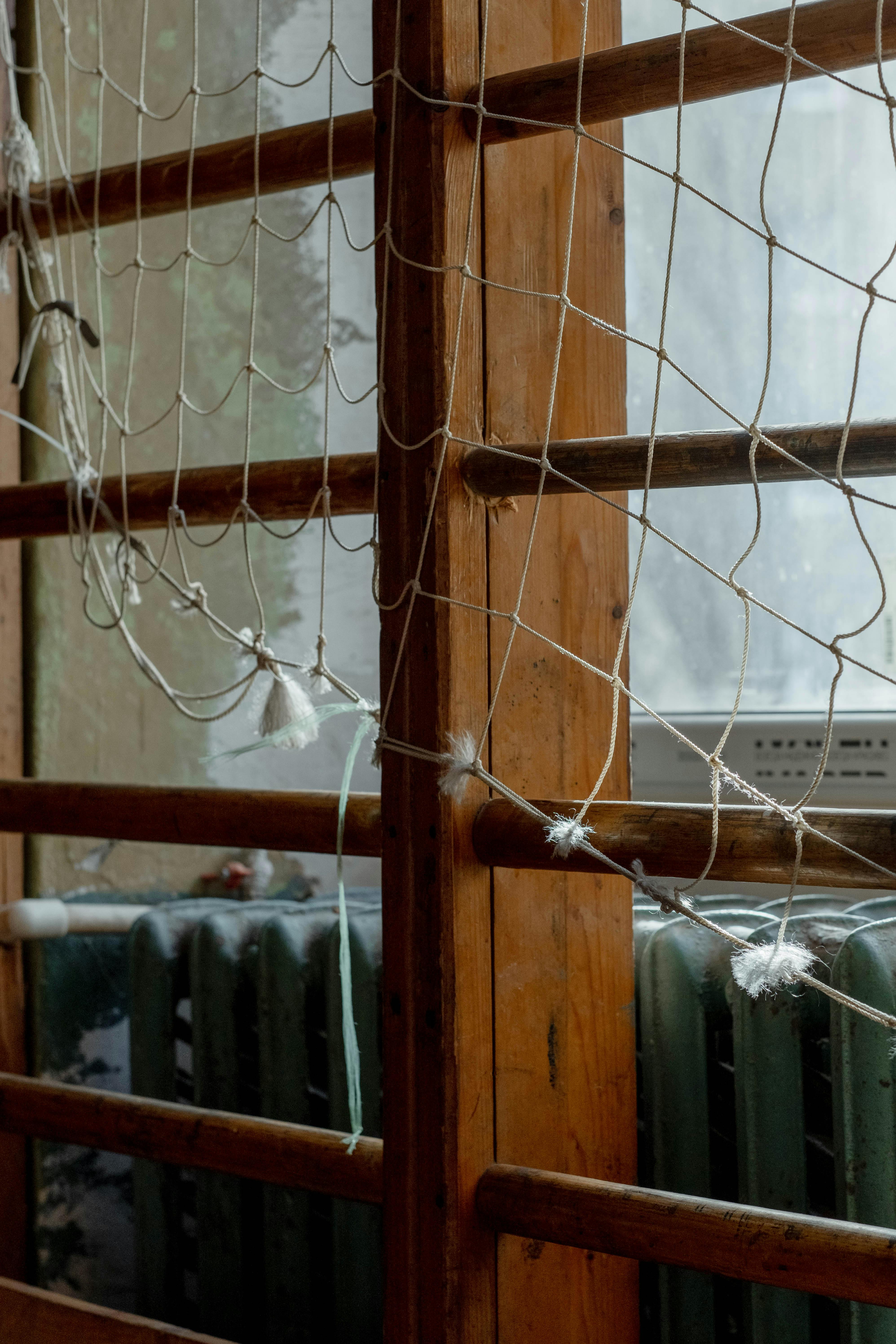 Climbing Rope Fence on Playground · Free Stock Photo