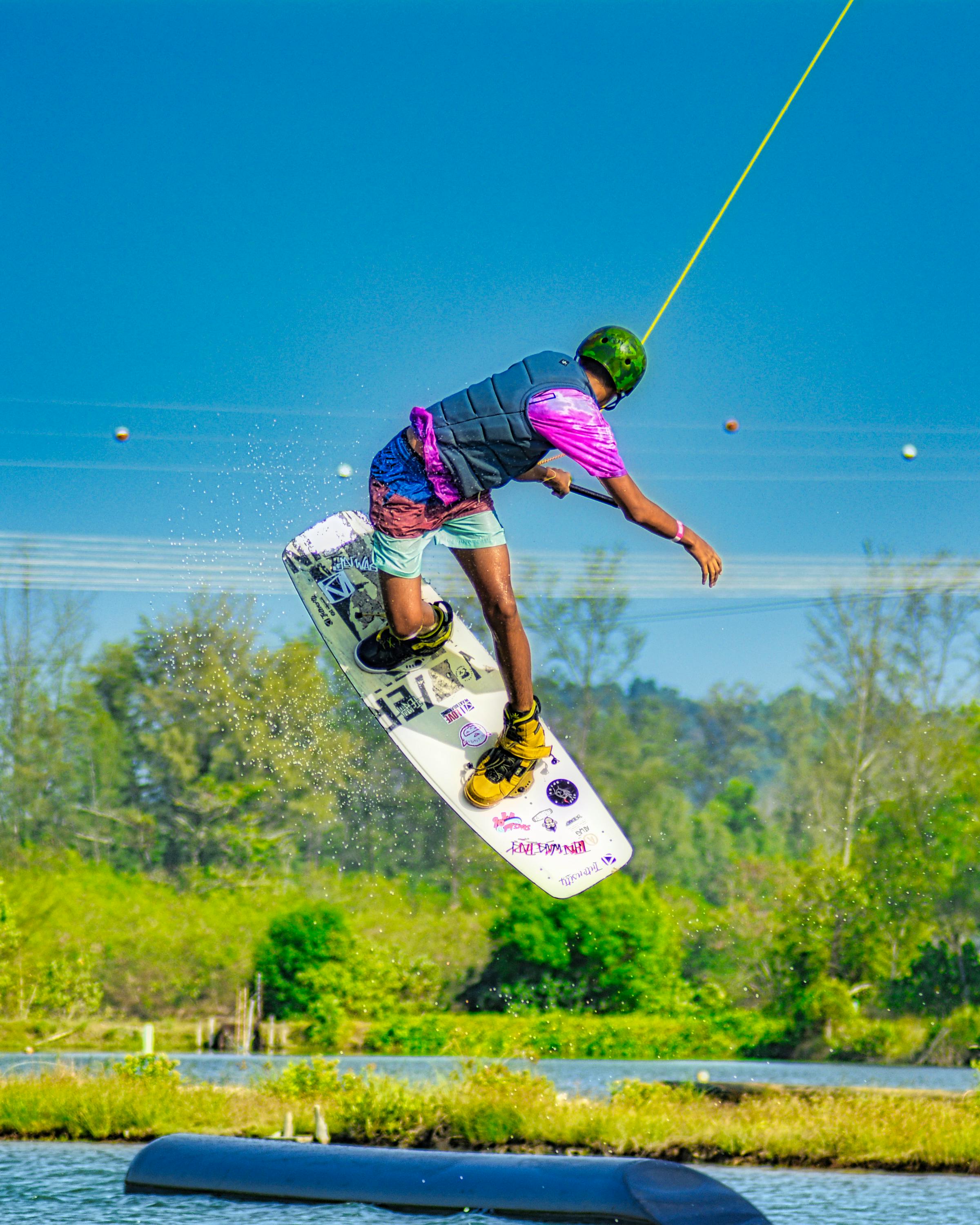 A Man Wakeboarding · Free Stock Photo