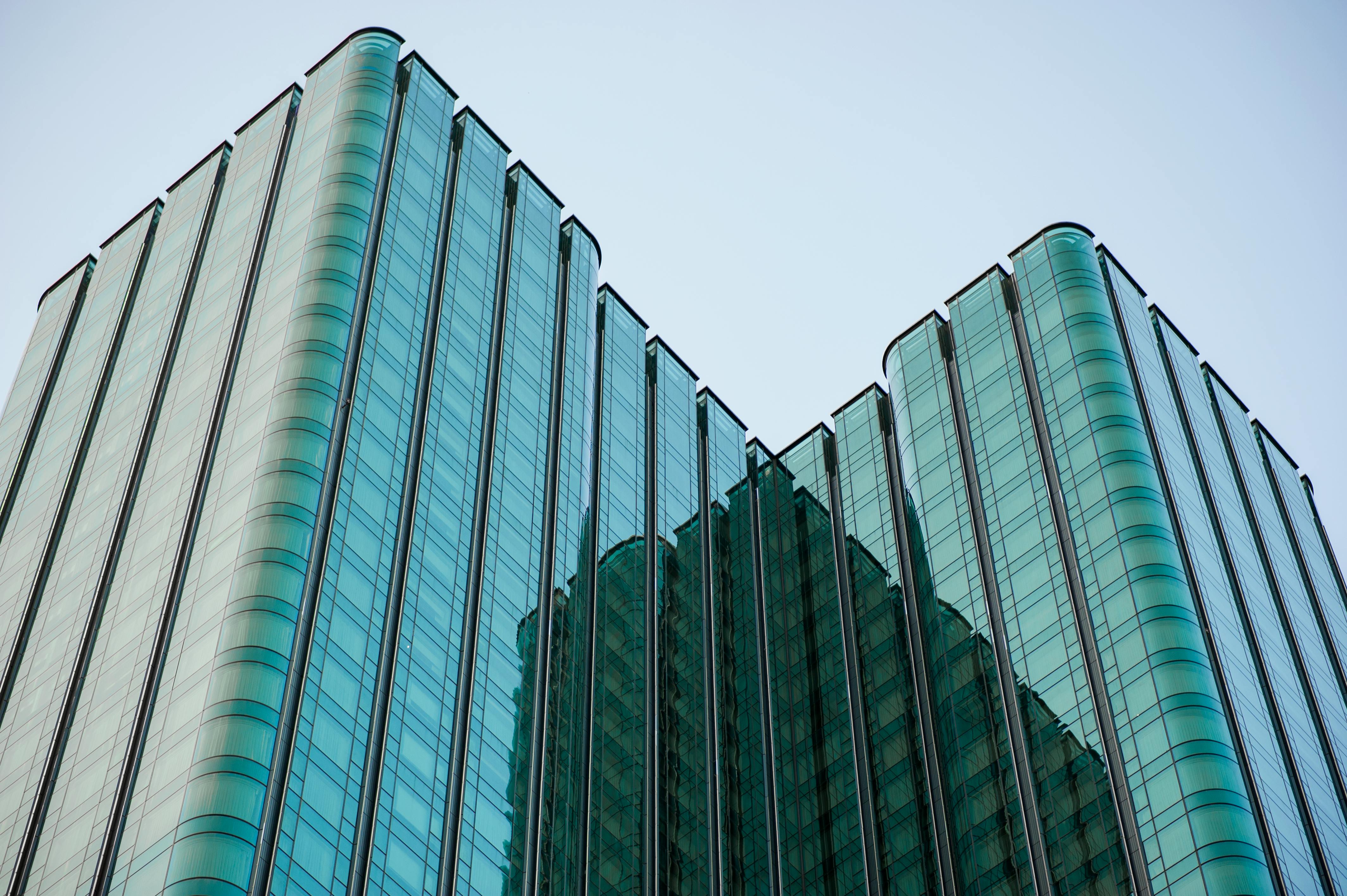 Blue Glass Skyscraper · Free Stock Photo