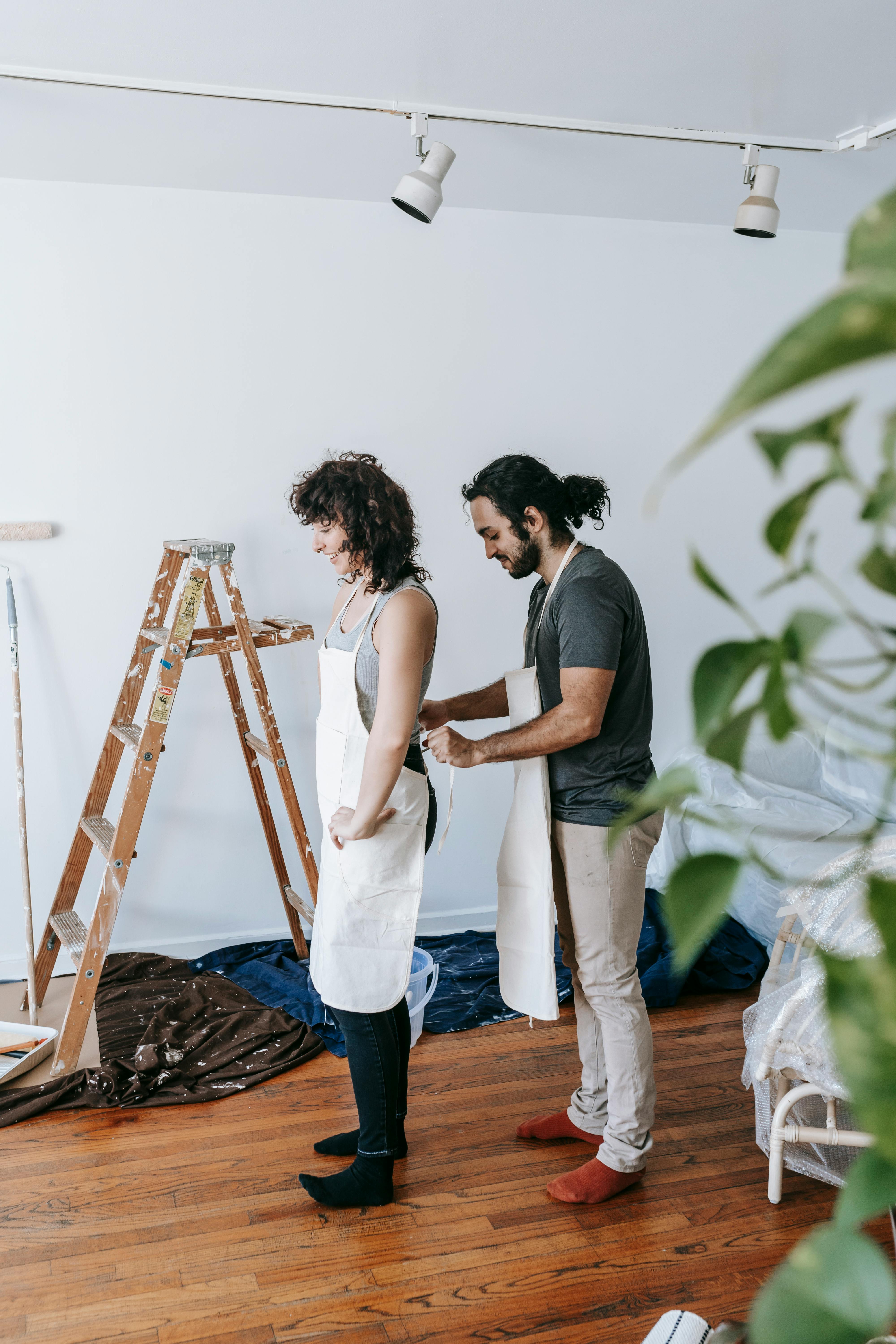 A Couple Preparing For Work · Free Stock Photo
