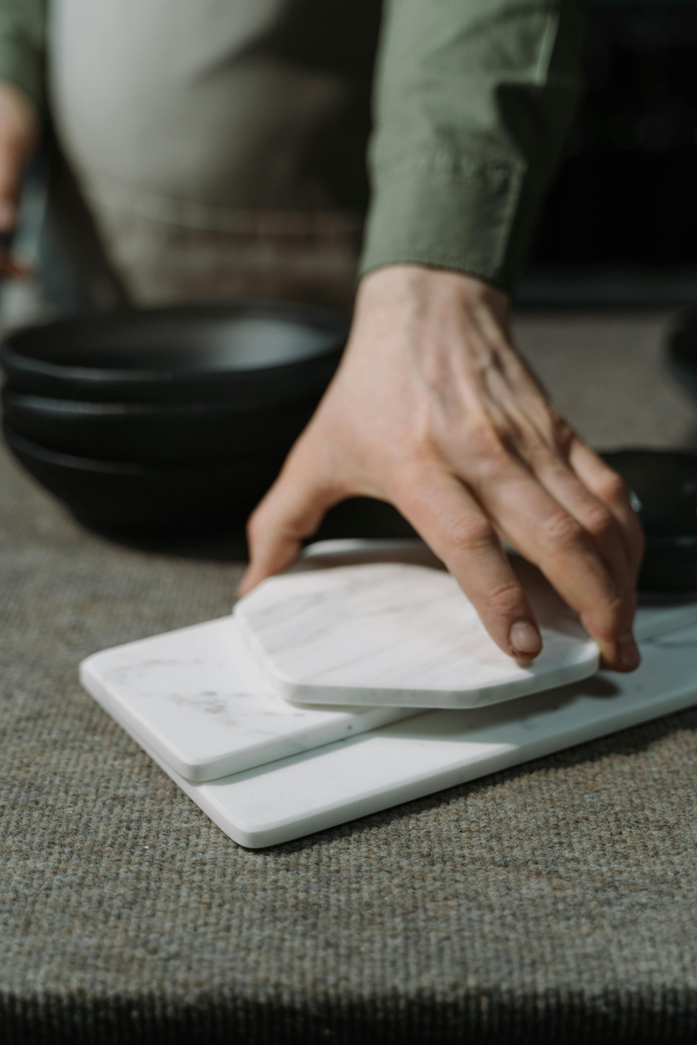 A Person Holding Marble · Free Stock Photo