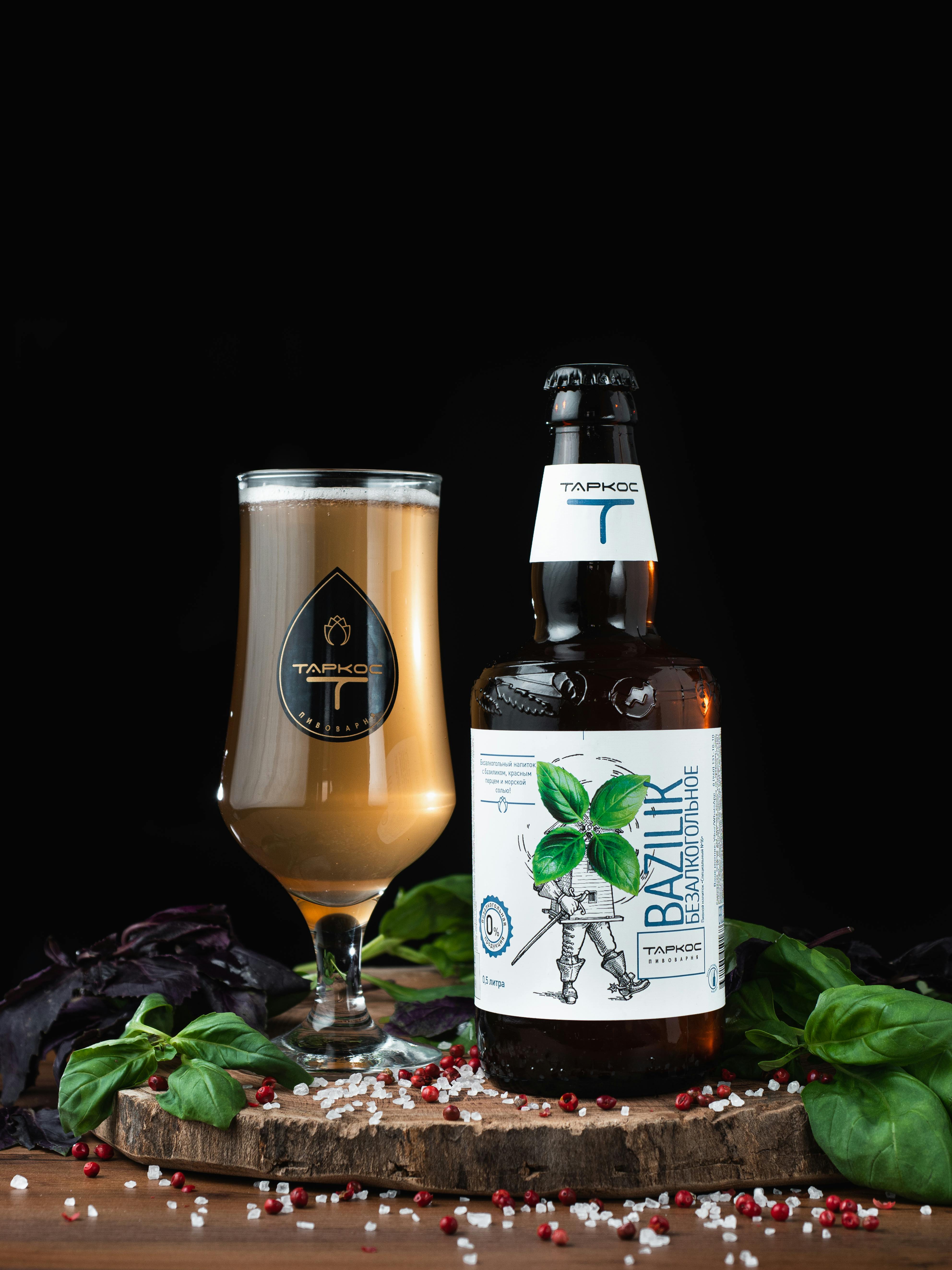 A Close-Up Shot of a Bottled Craft Beer · Free Stock Photo
