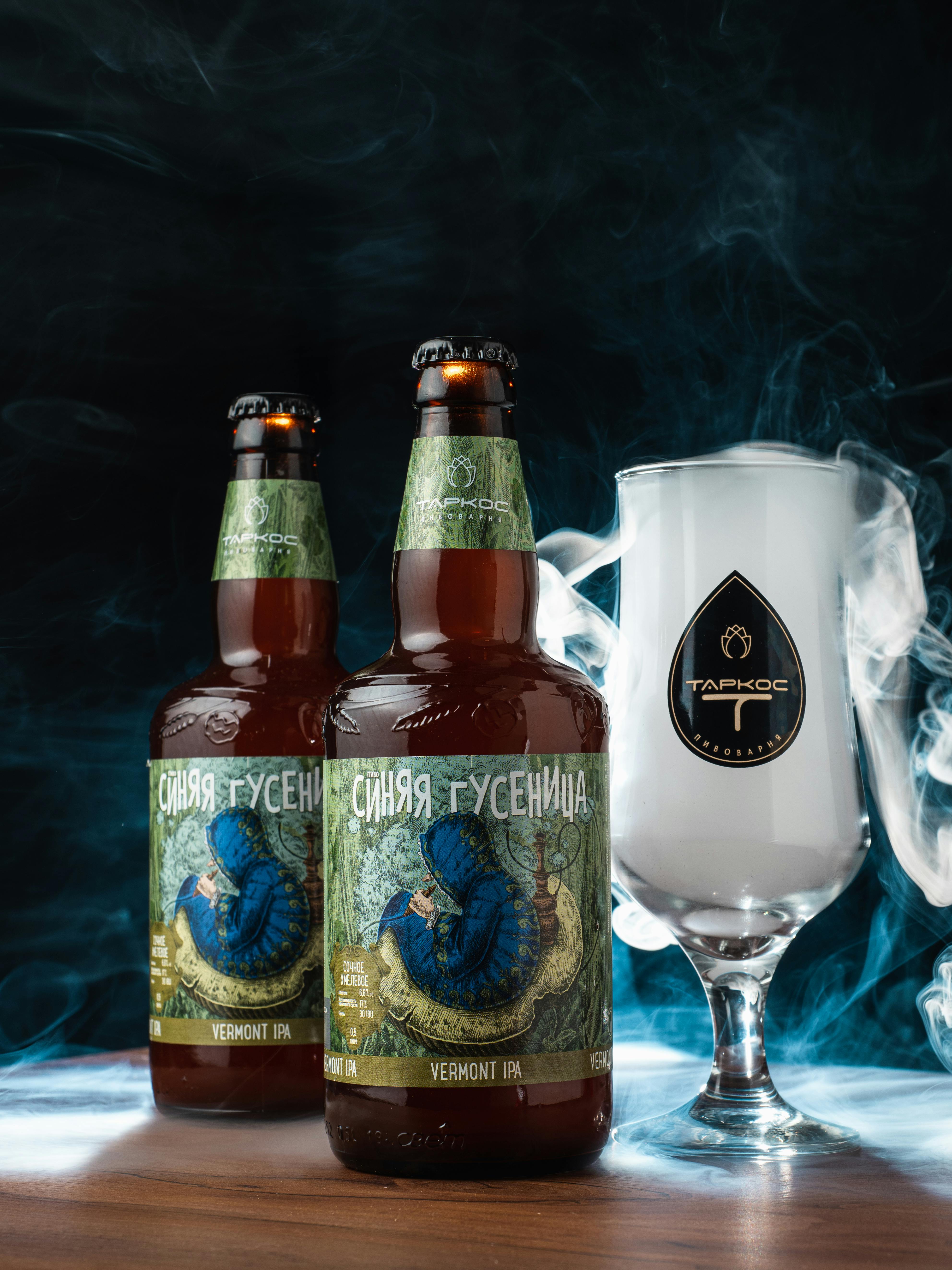 A Close-Up Shot of Bottled Craft Beers · Free Stock Photo