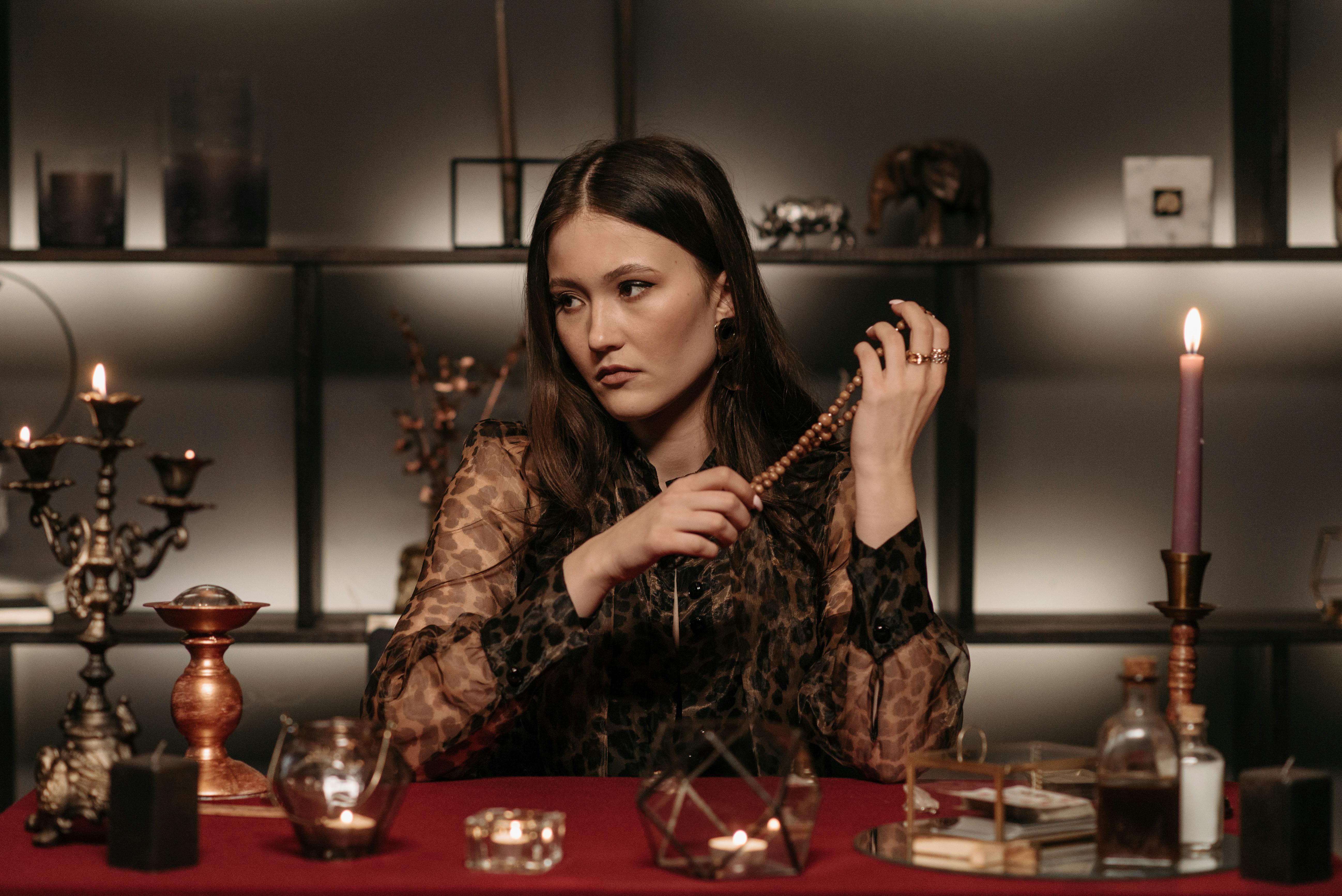 Portrait of Beautiful Fortune Teller · Free Stock Photo