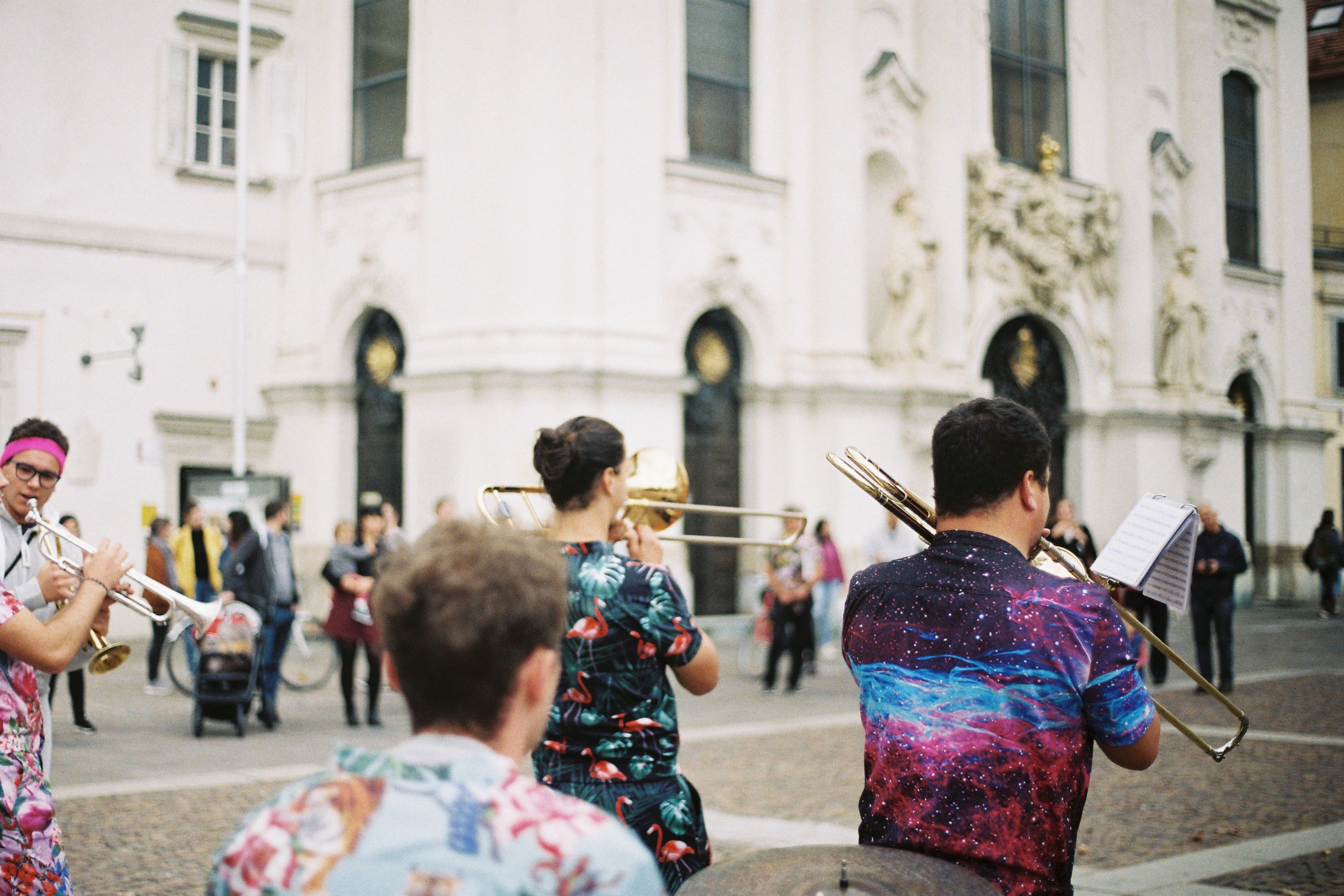 A Group of People Playing Musical Instruments · Free Stock Photo