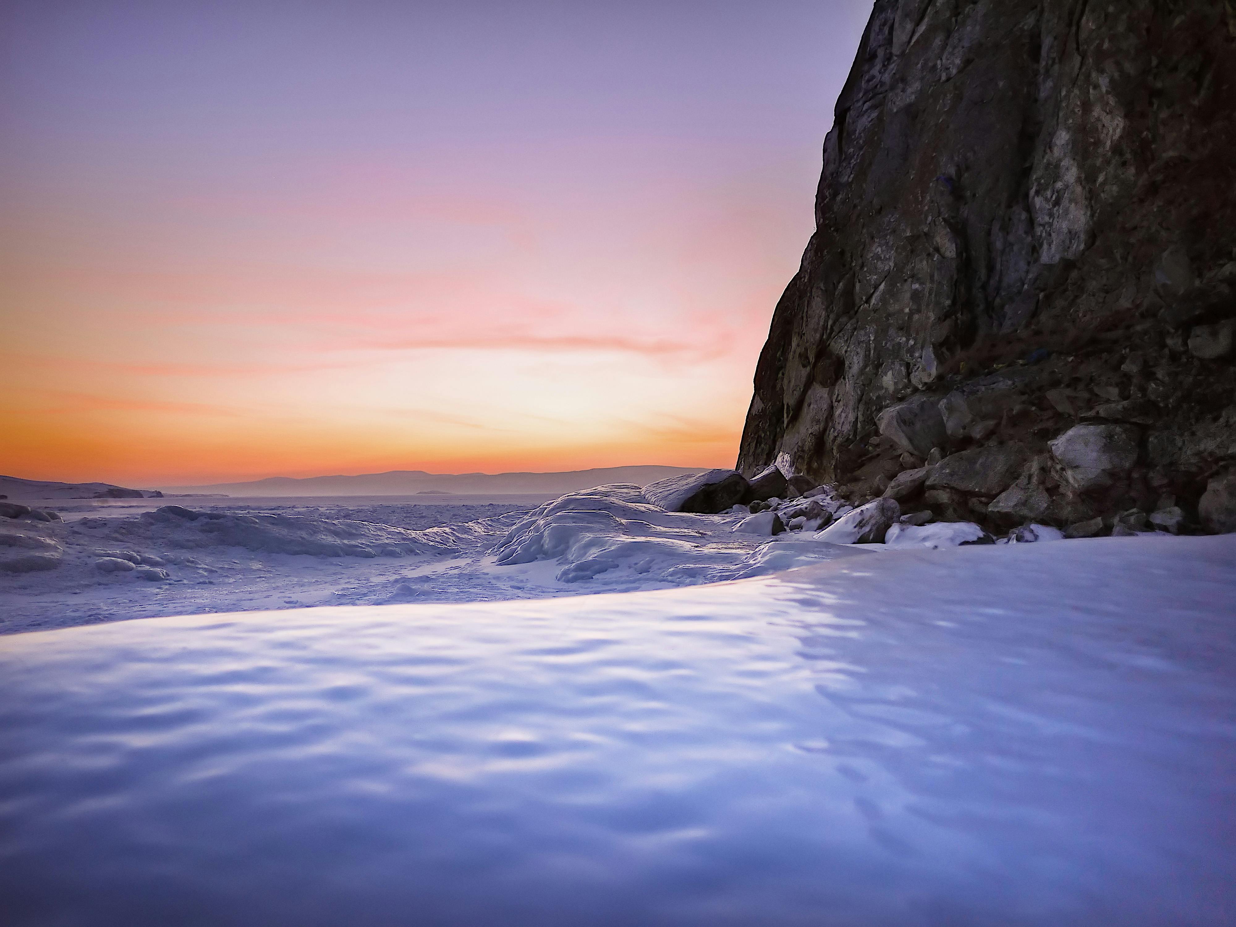 Scenic View of Landscape During Dusk · Free Stock Photo