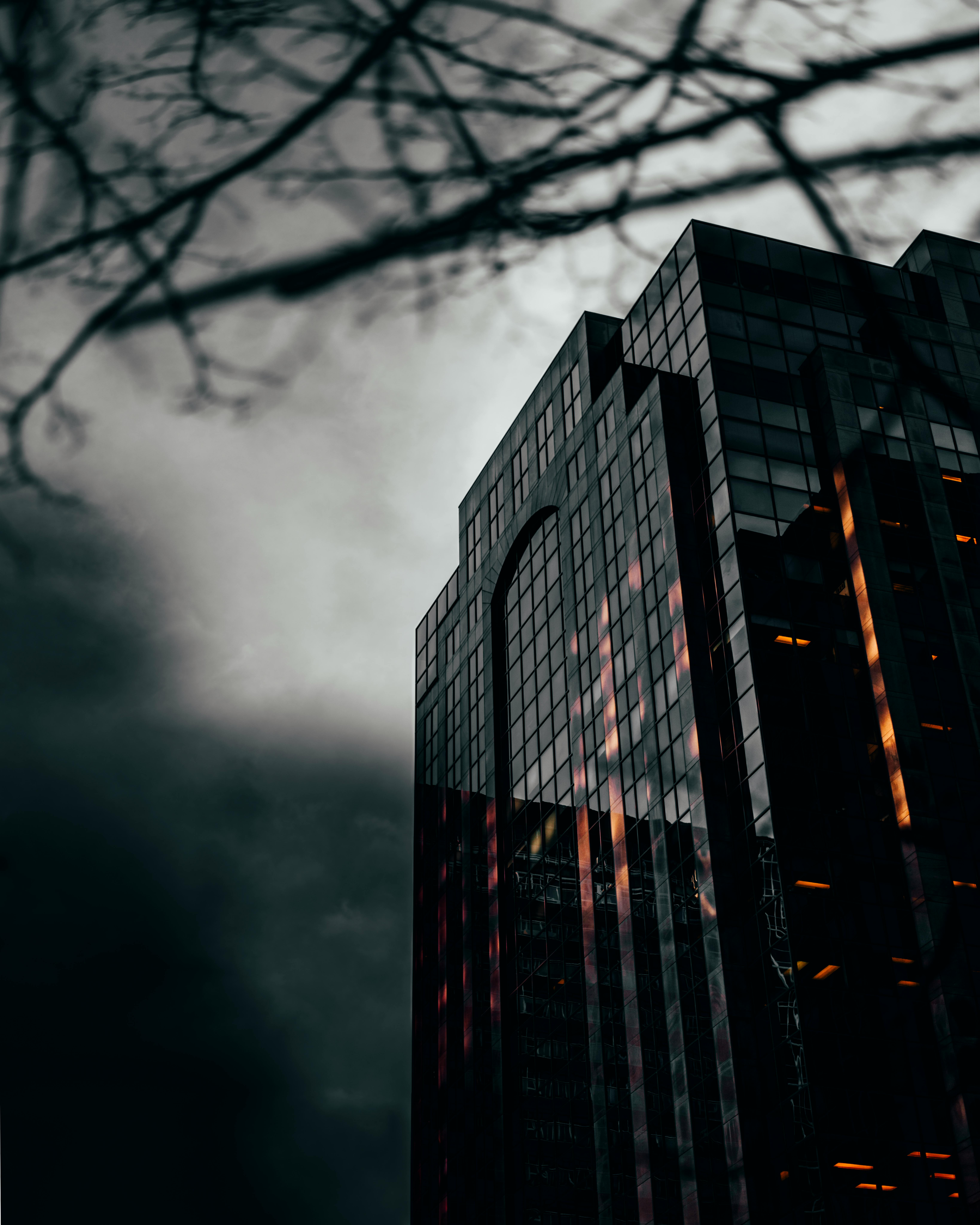 Photograph of a Black High-Rise Building · Free Stock Photo