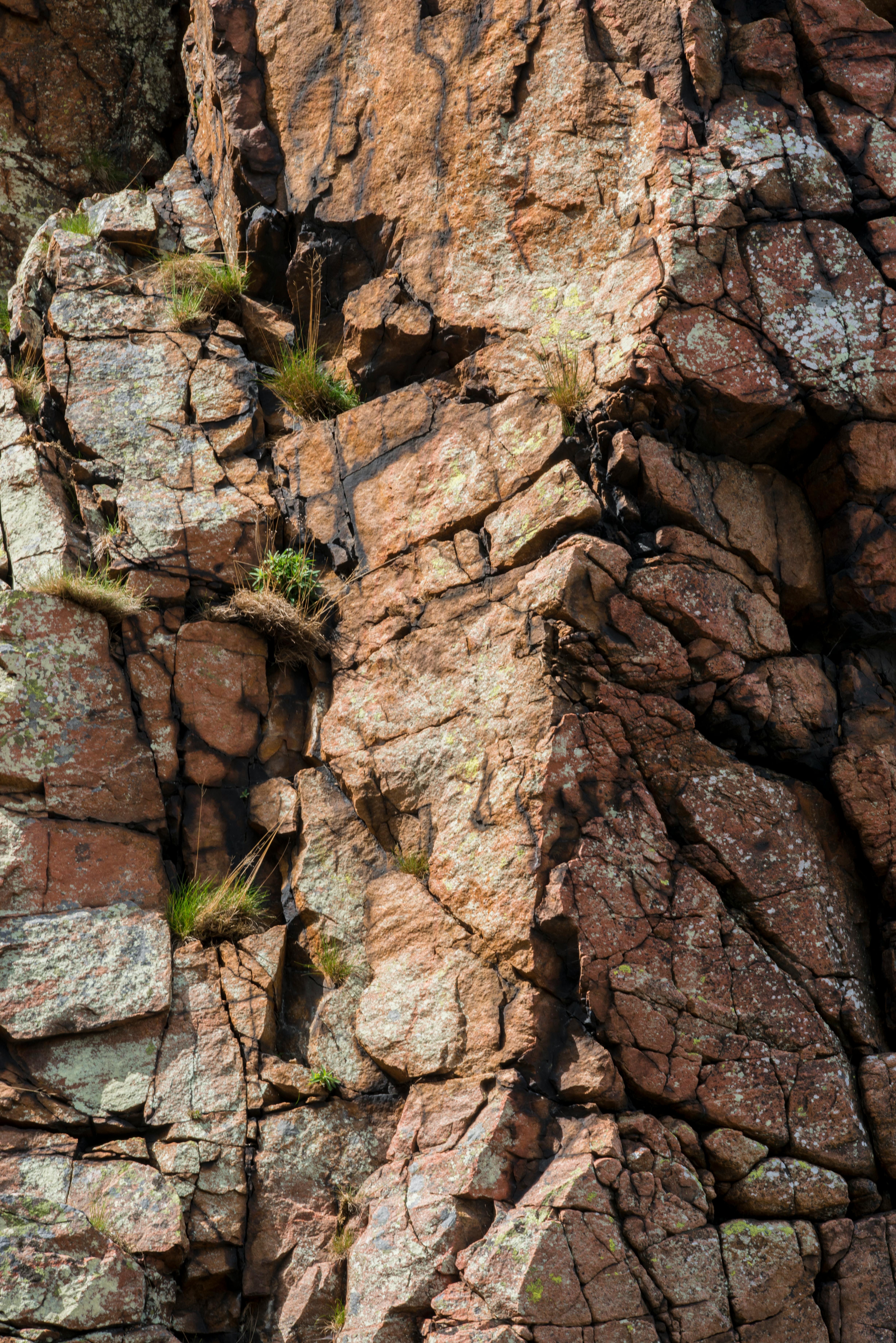 Cracked Rock Wall · Free Stock Photo