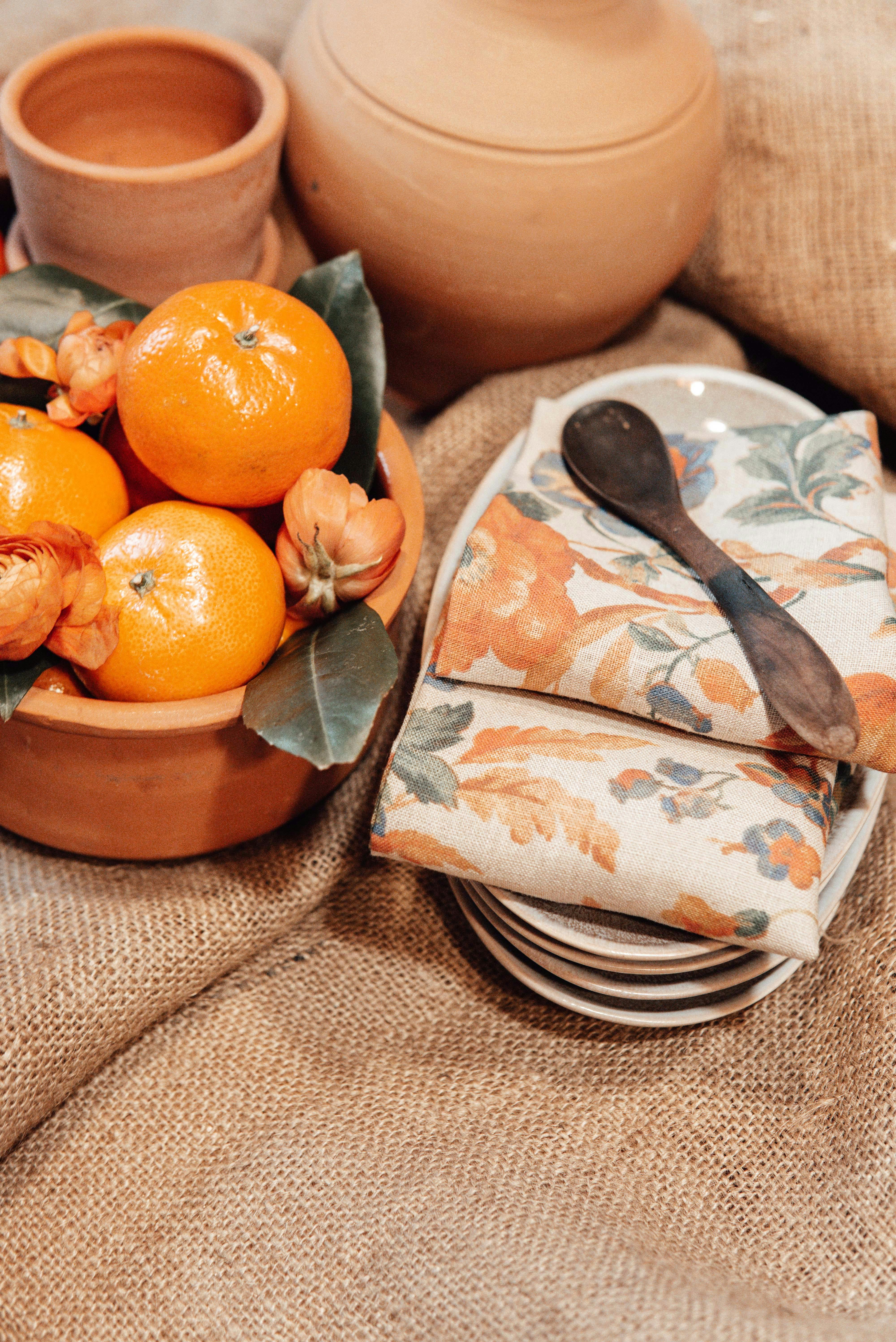 Fresh Fruits and Plates in Rustic Interior · Free Stock Photo