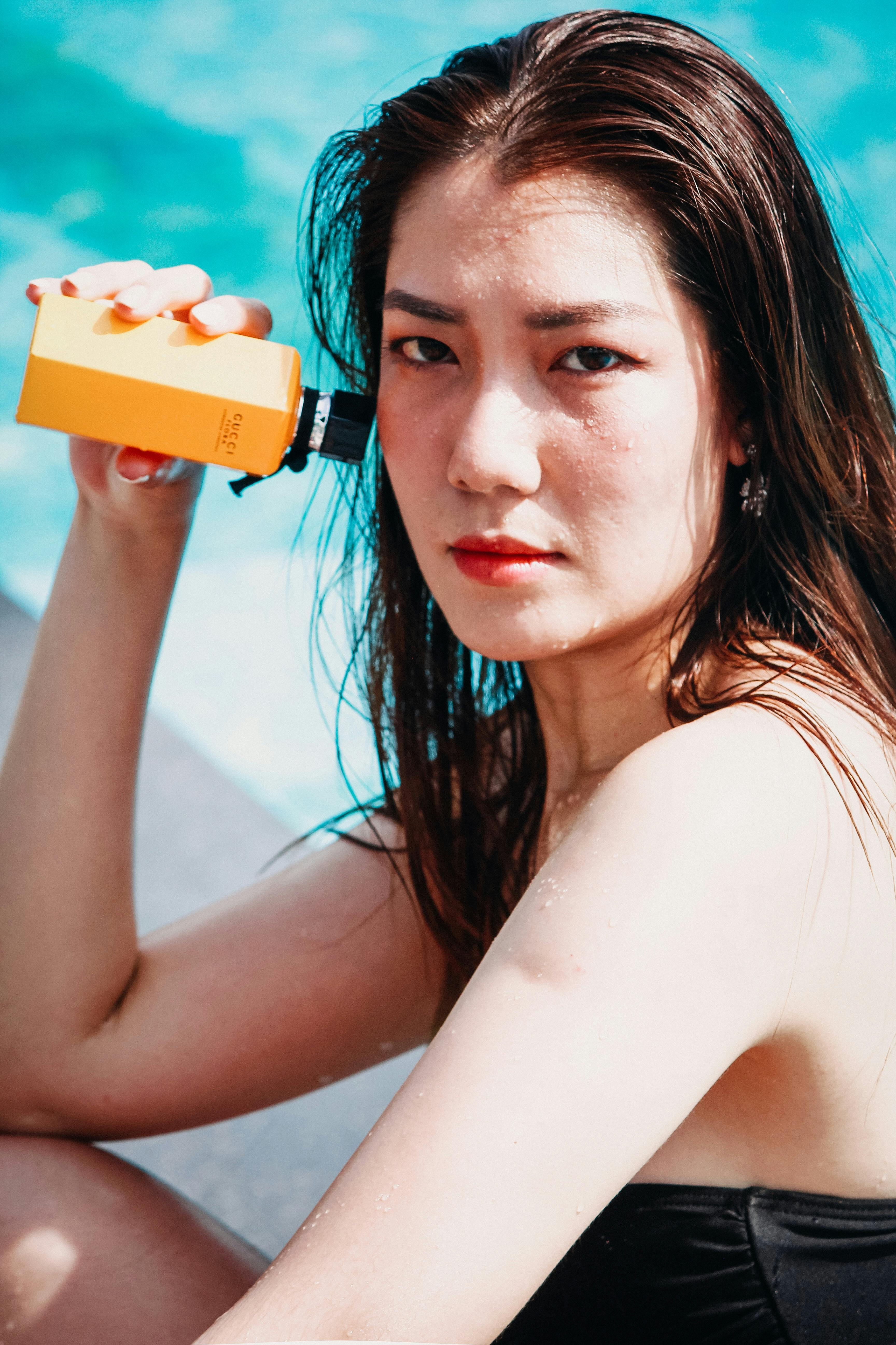 Close Up Photo of a Woman Sweating · Free Stock Photo