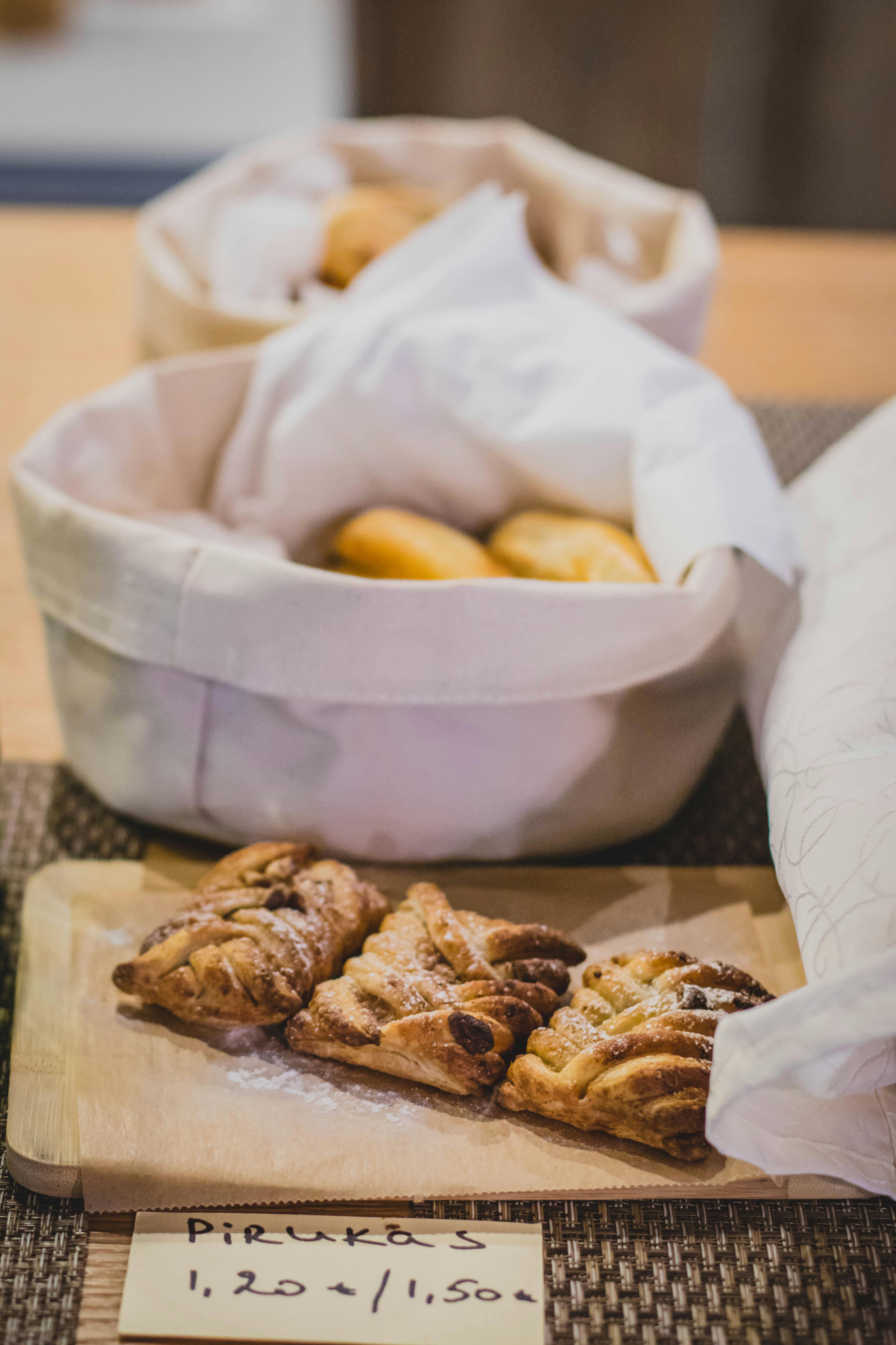 Pastries on Basket · Free Stock Photo
