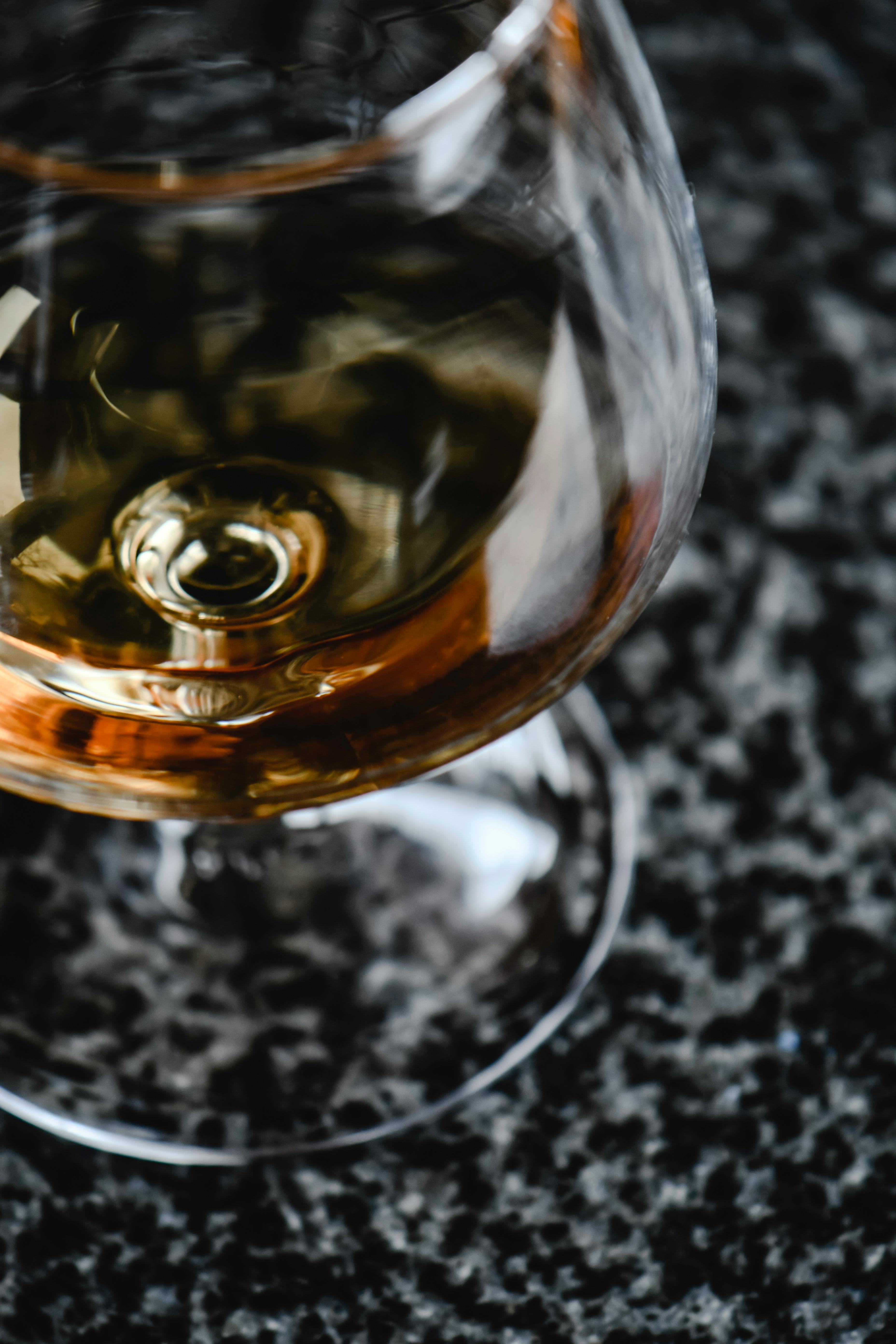 Close-Up Shot of a Glass of Liquor · Free Stock Photo