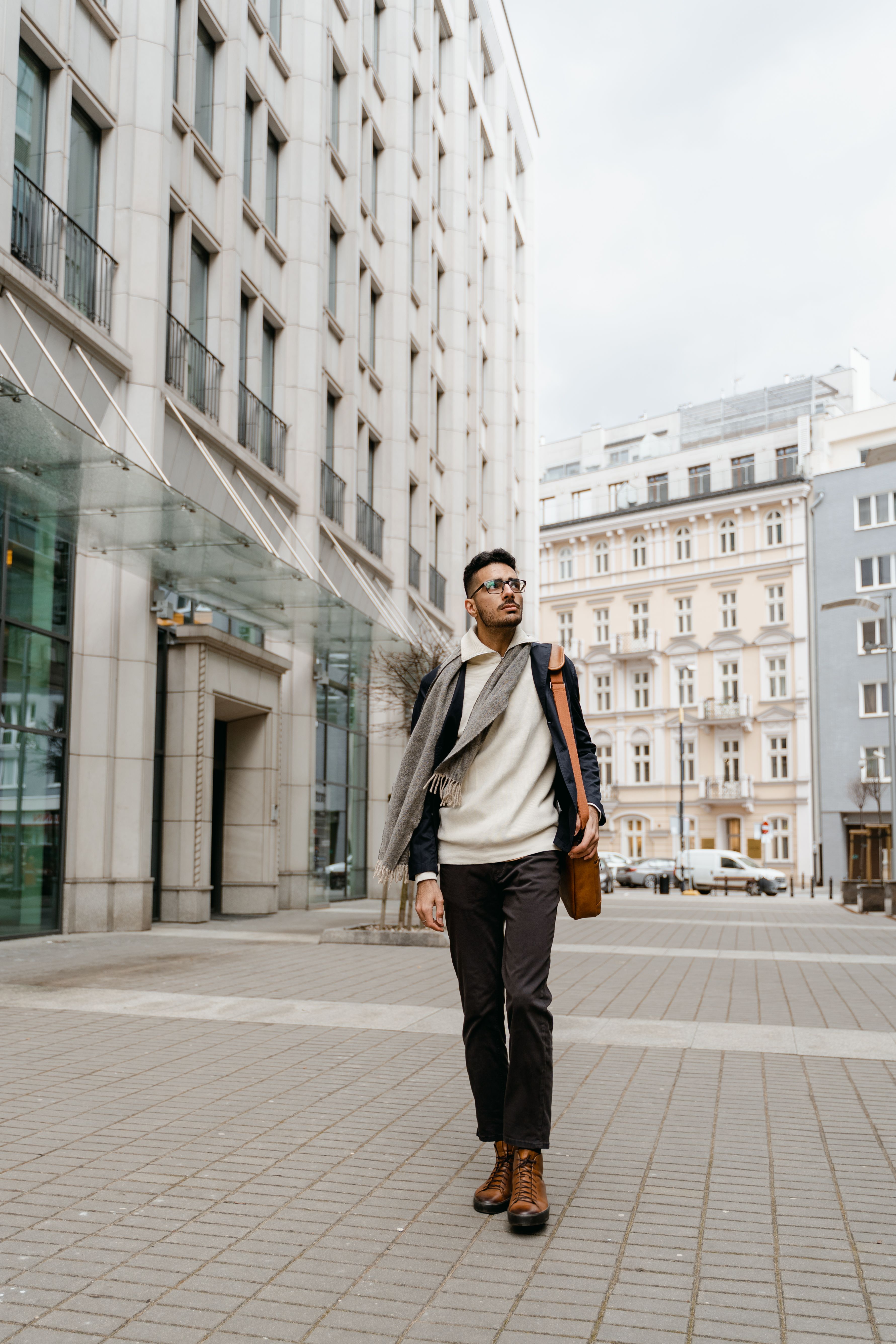 A Man Standing on the Street · Free Stock Photo