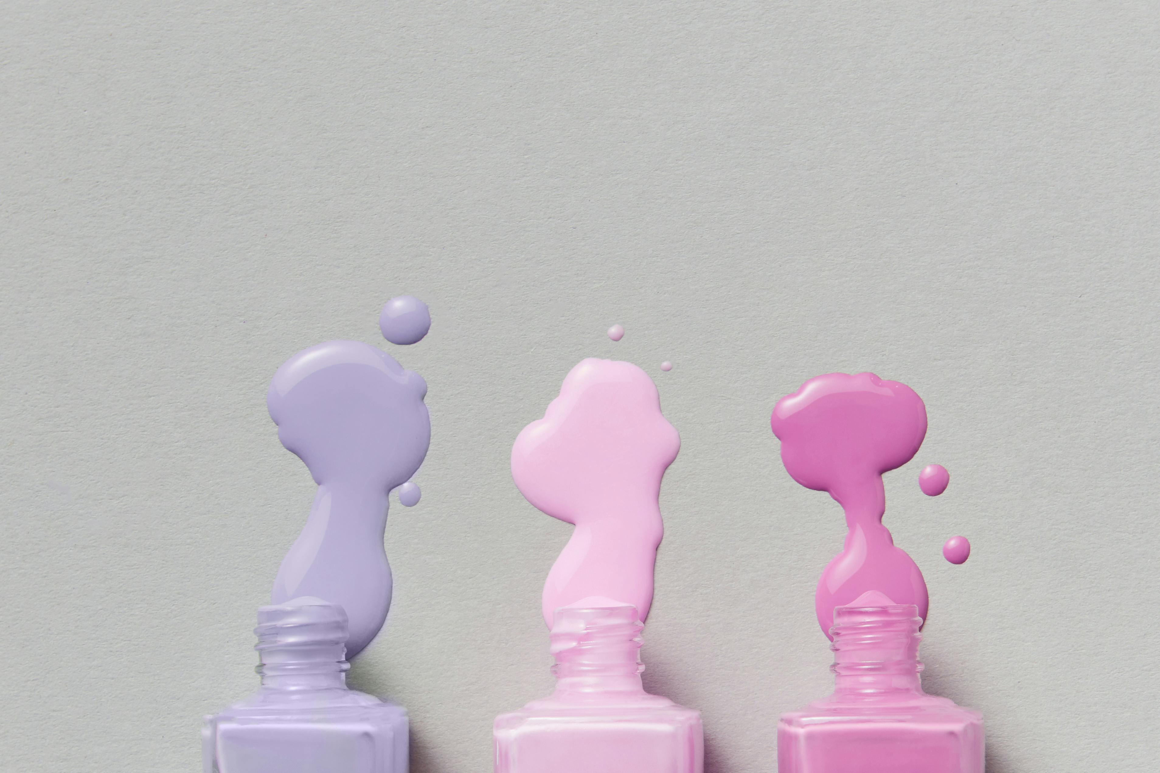 Close-Up Shot of Spilled Cosmetic Products · Free Stock Photo