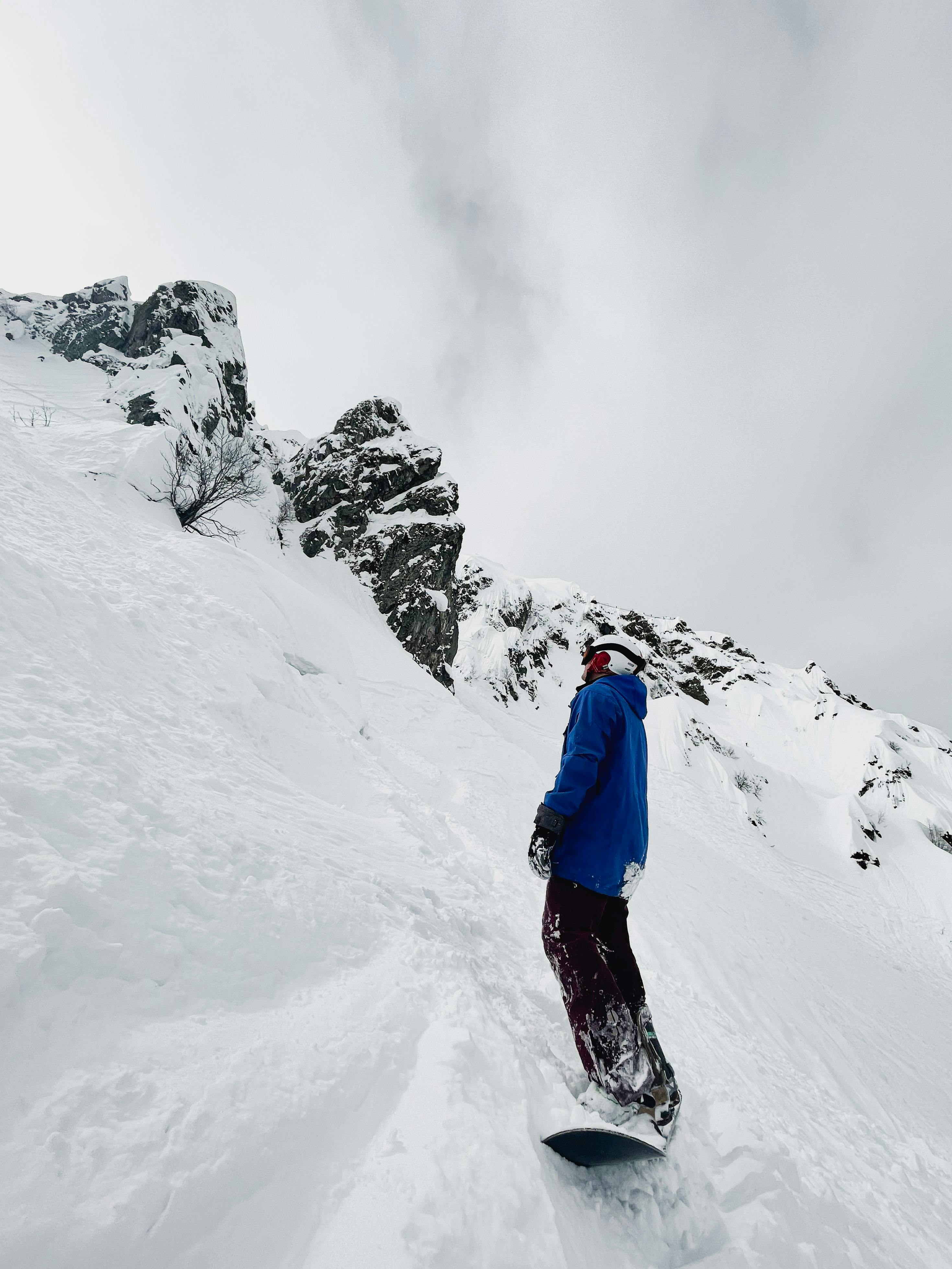 A Snowboarded Doing a Trick · Free Stock Photo