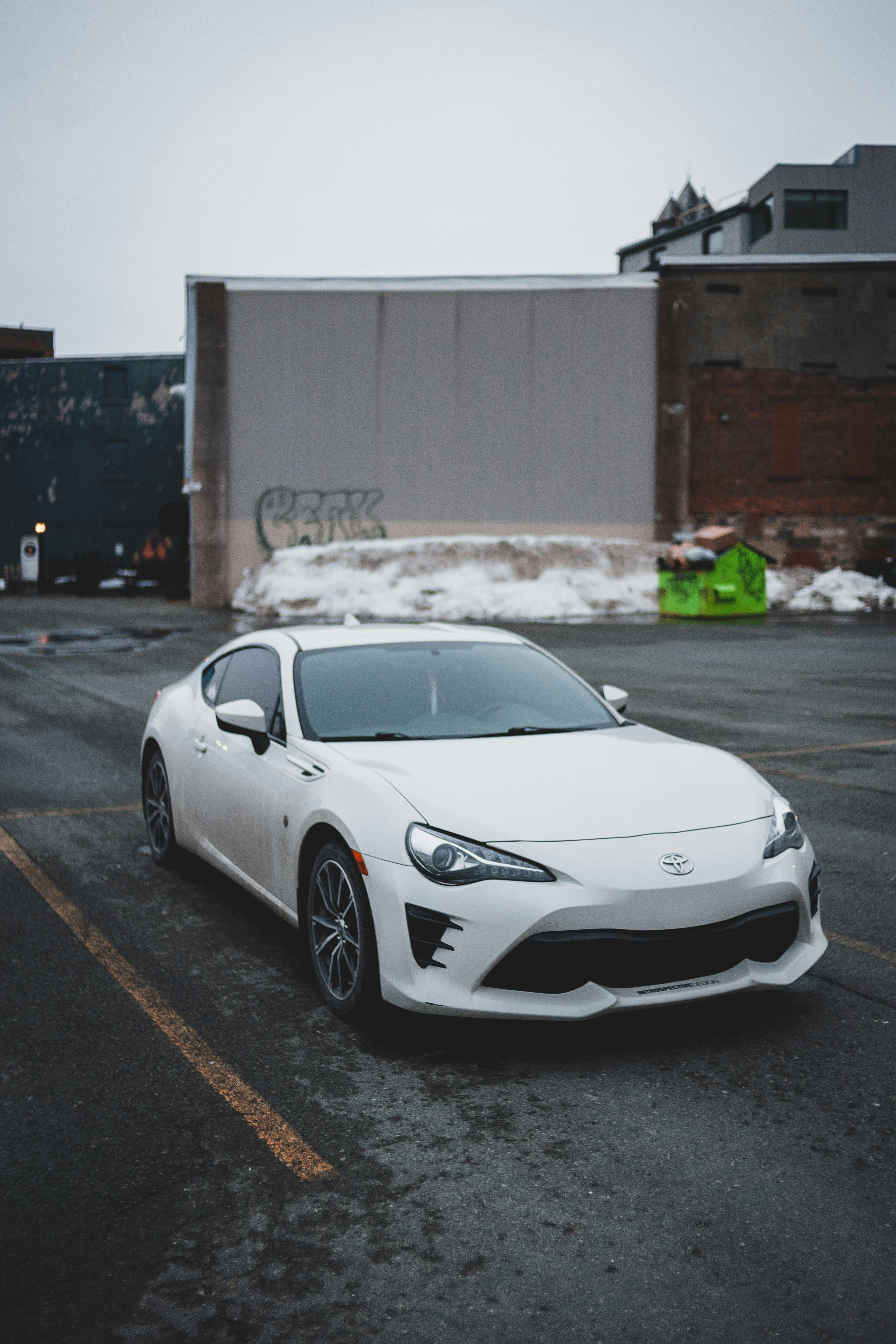 Photo of a White Toyota Car · Free Stock Photo