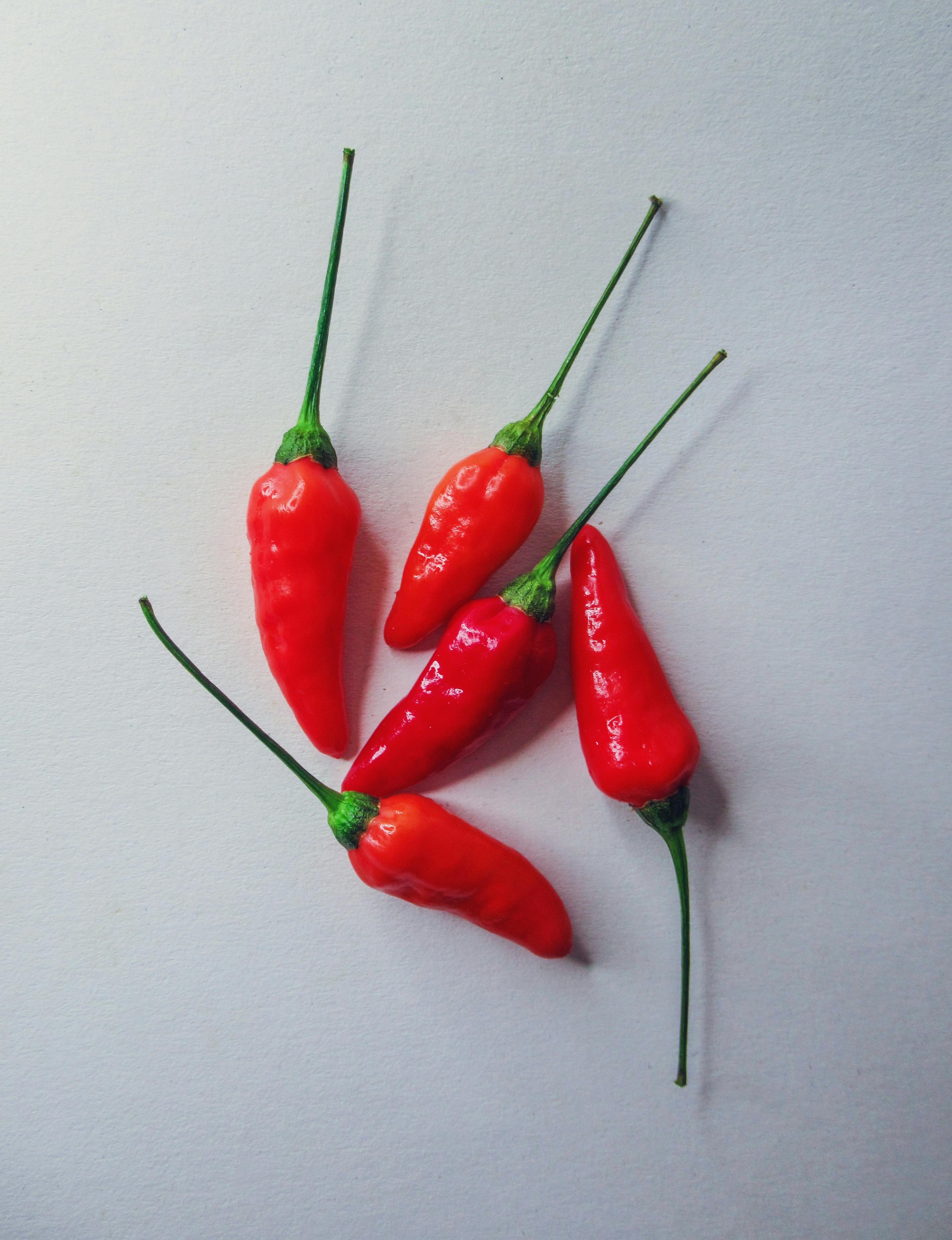 Close-Up Photograph of Red Chili Peppers · Free Stock Photo