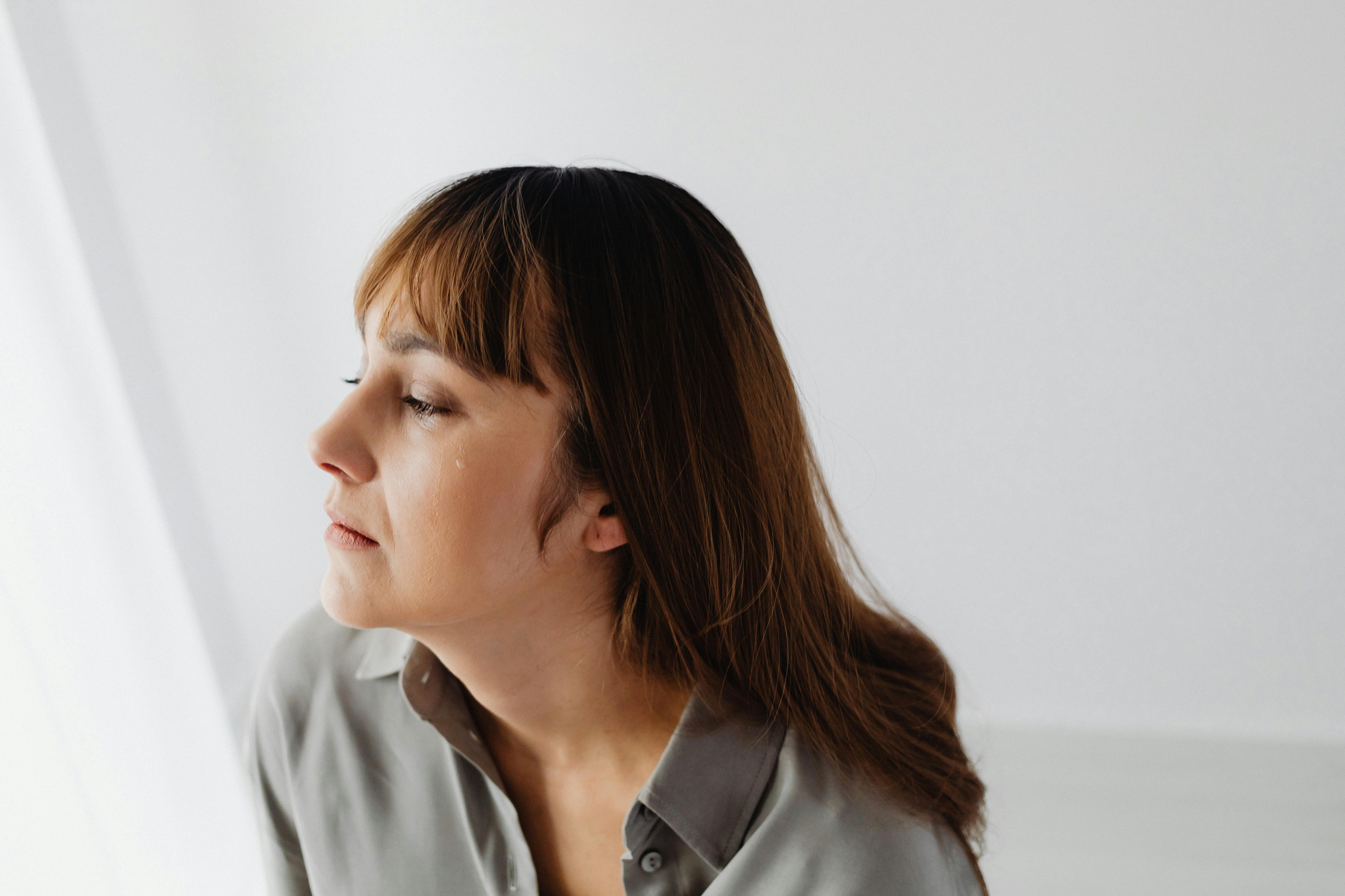 Portrait of a Crying Woman · Free Stock Photo