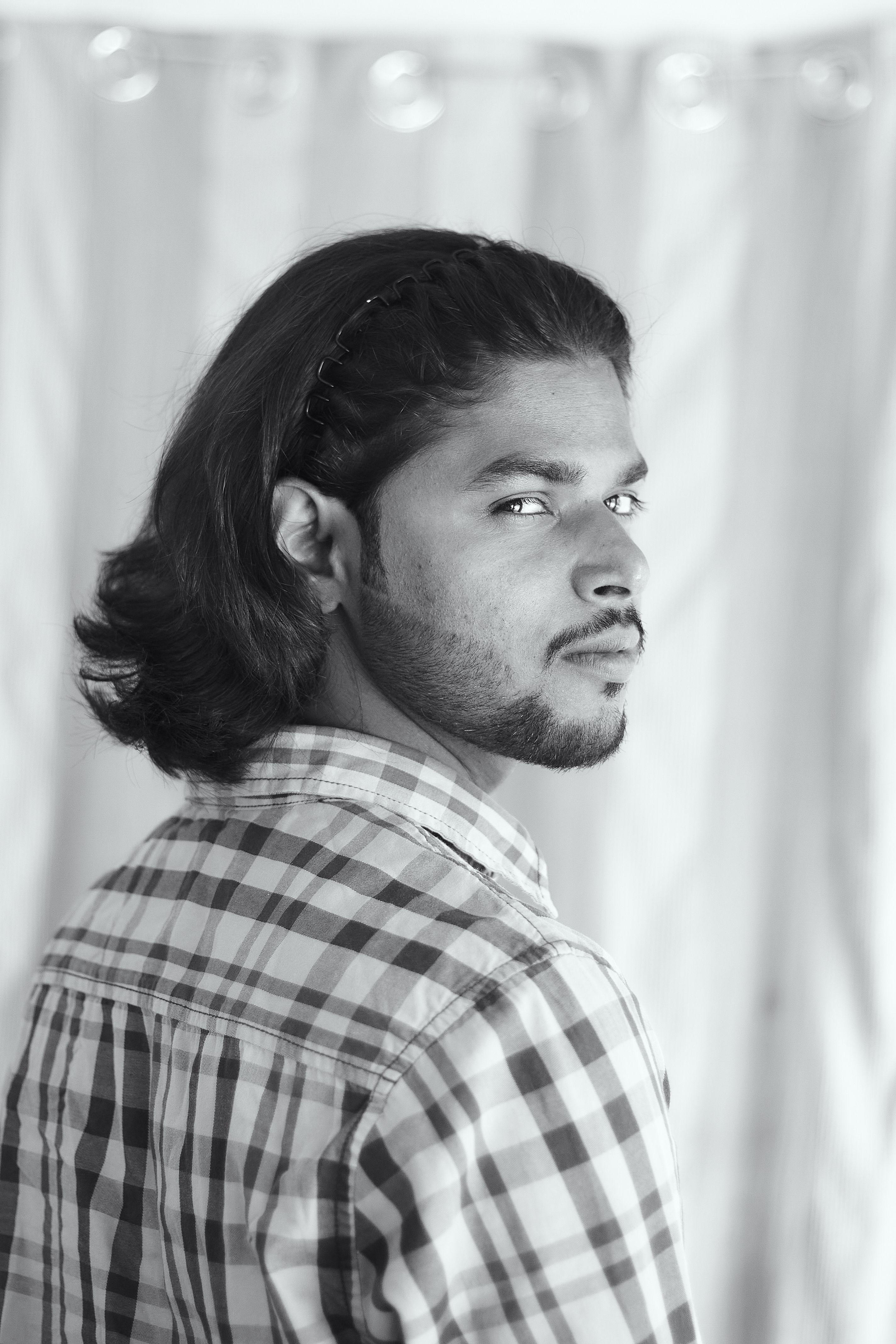 Grayscale Photo of a Man · Free Stock Photo