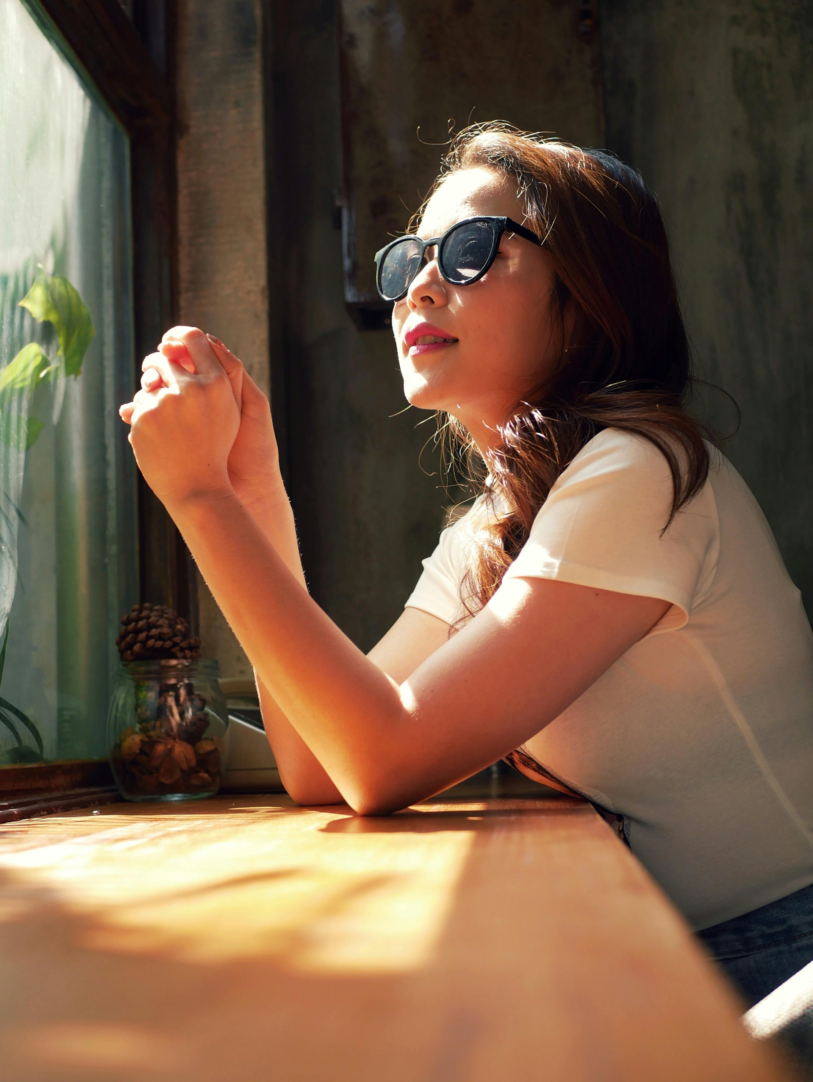 Beautiful Girl Posing at Night Street · Free Stock Photo
