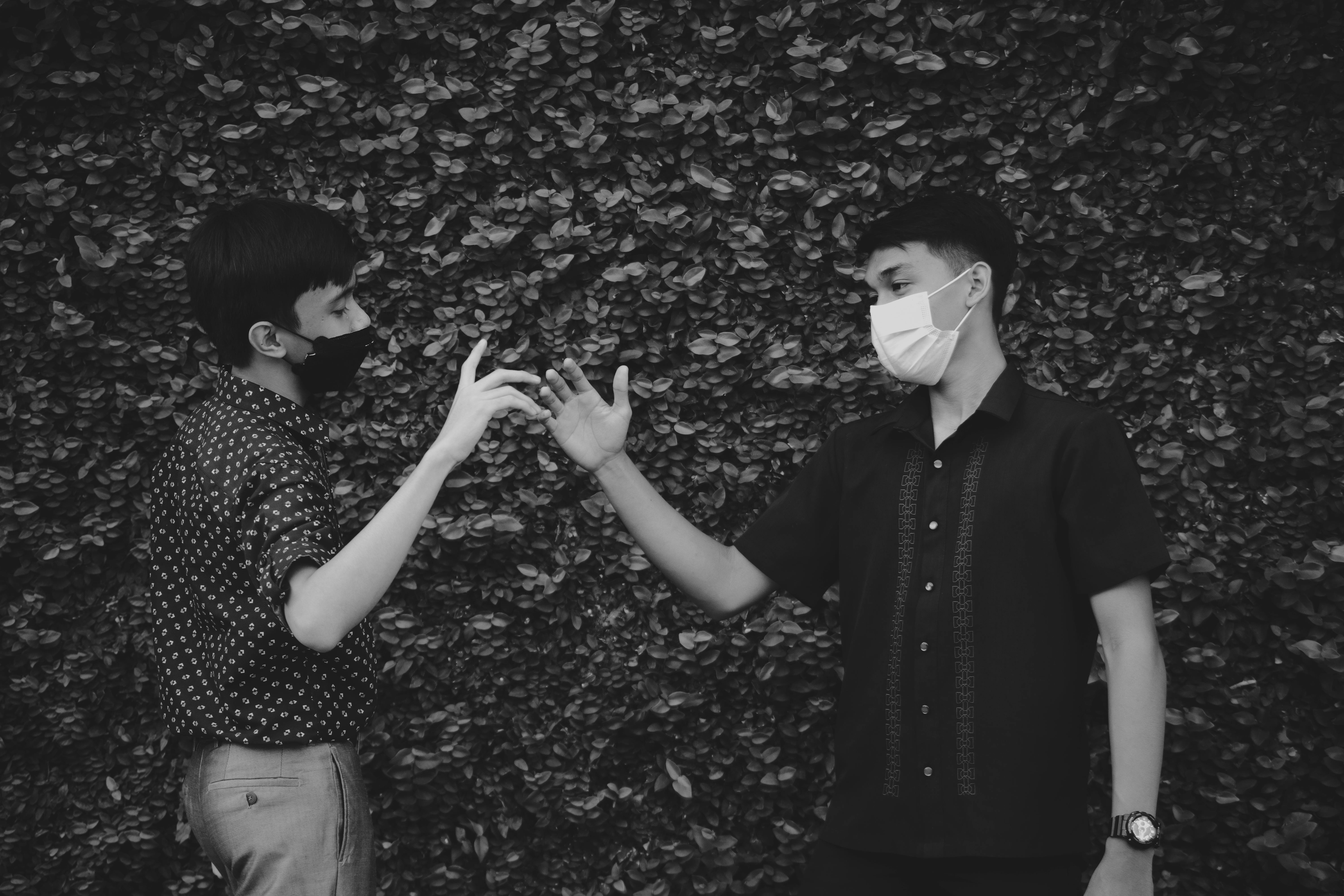 A Two Men Wearing Face Mask · Free Stock Photo