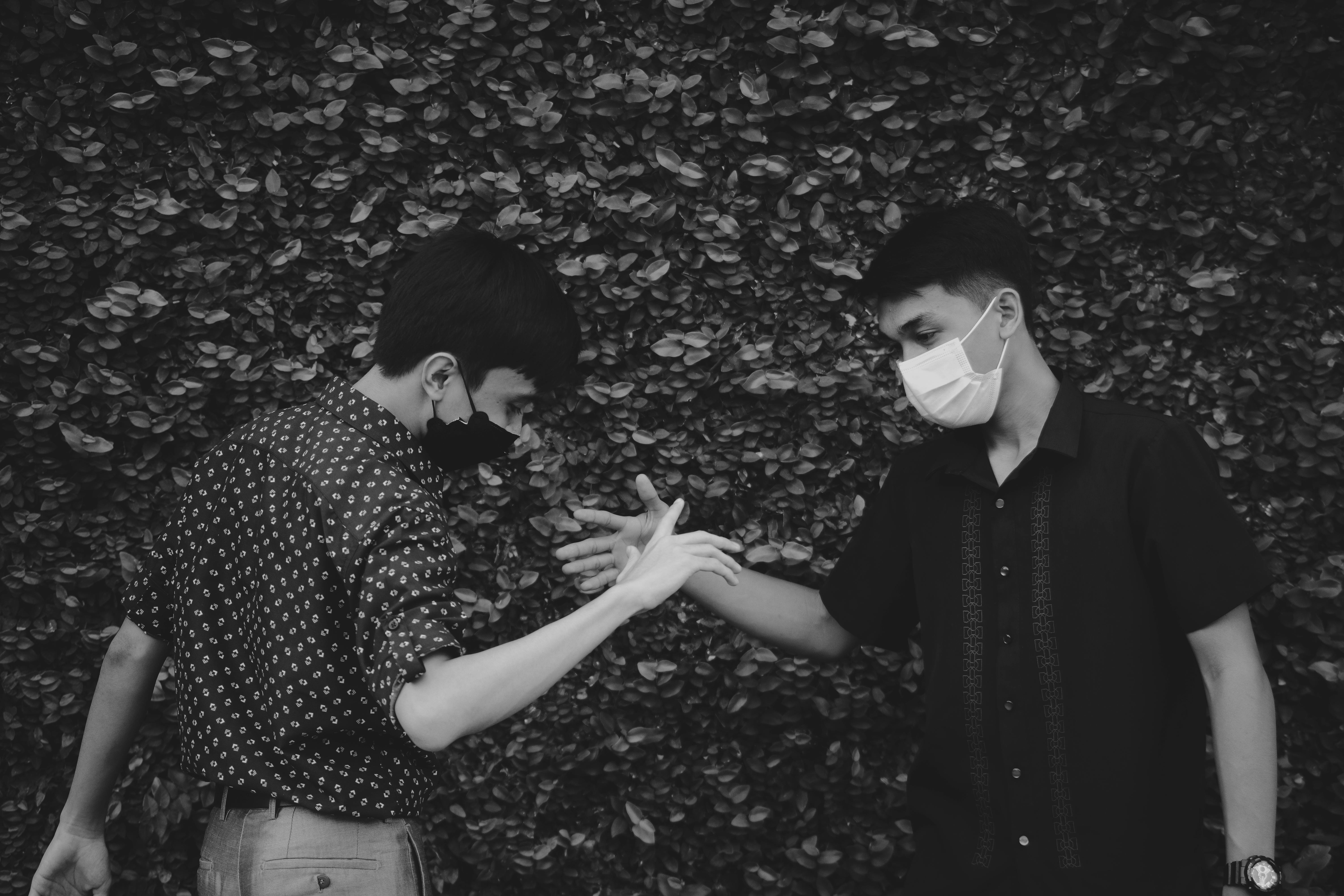 A Two Men Wearing Face Mask · Free Stock Photo