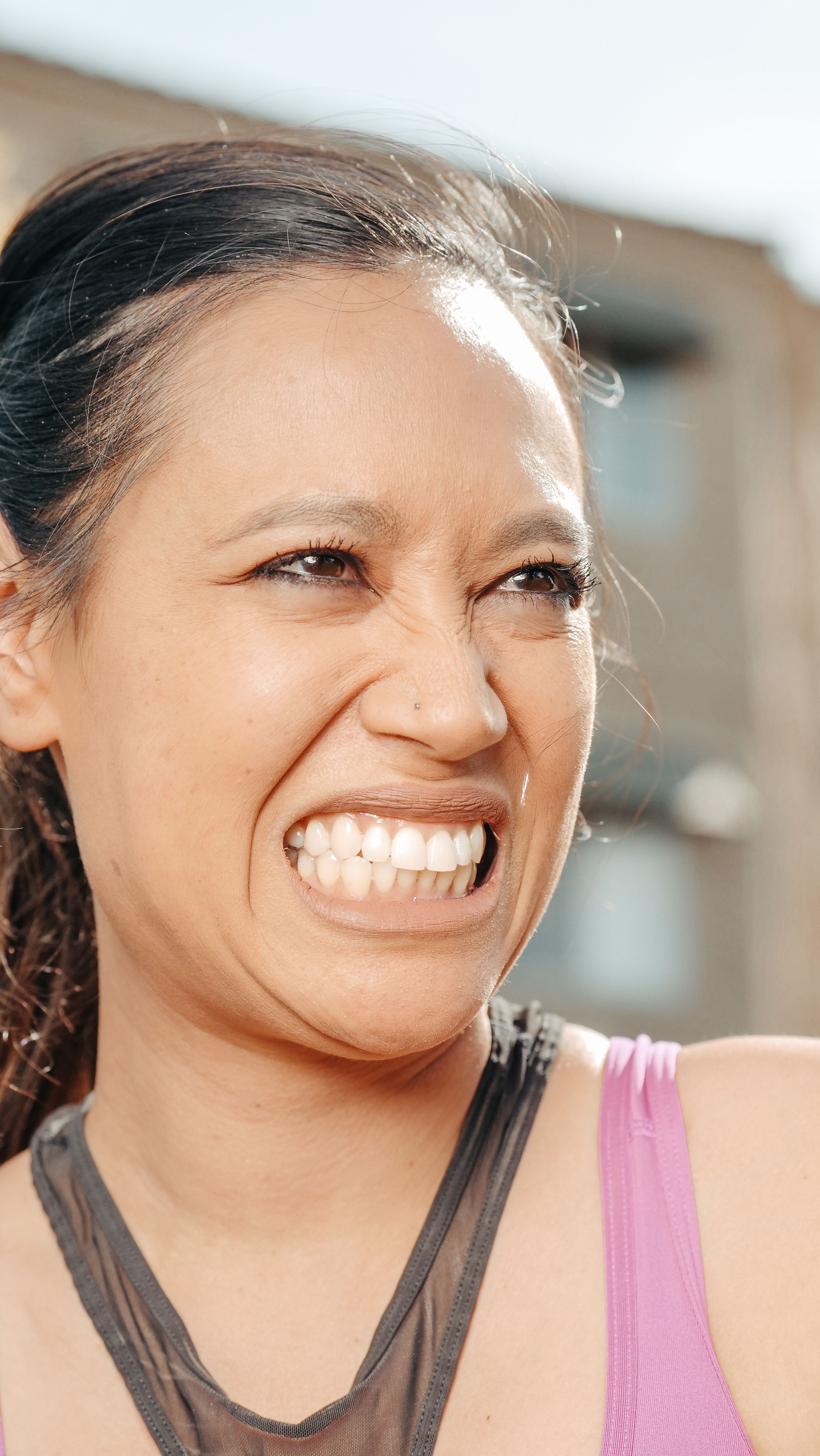 Person With Stickers on Her Face · Free Stock Photo